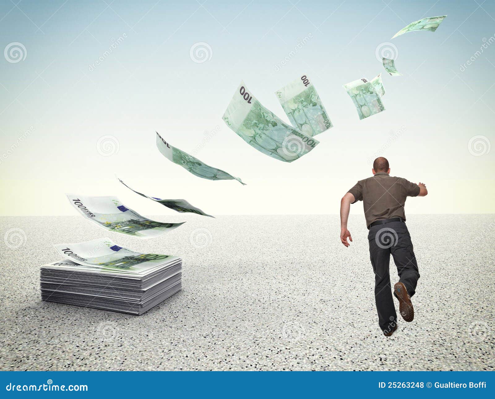 Lost Money Royalty Free Stock Photos - Image: 25263248