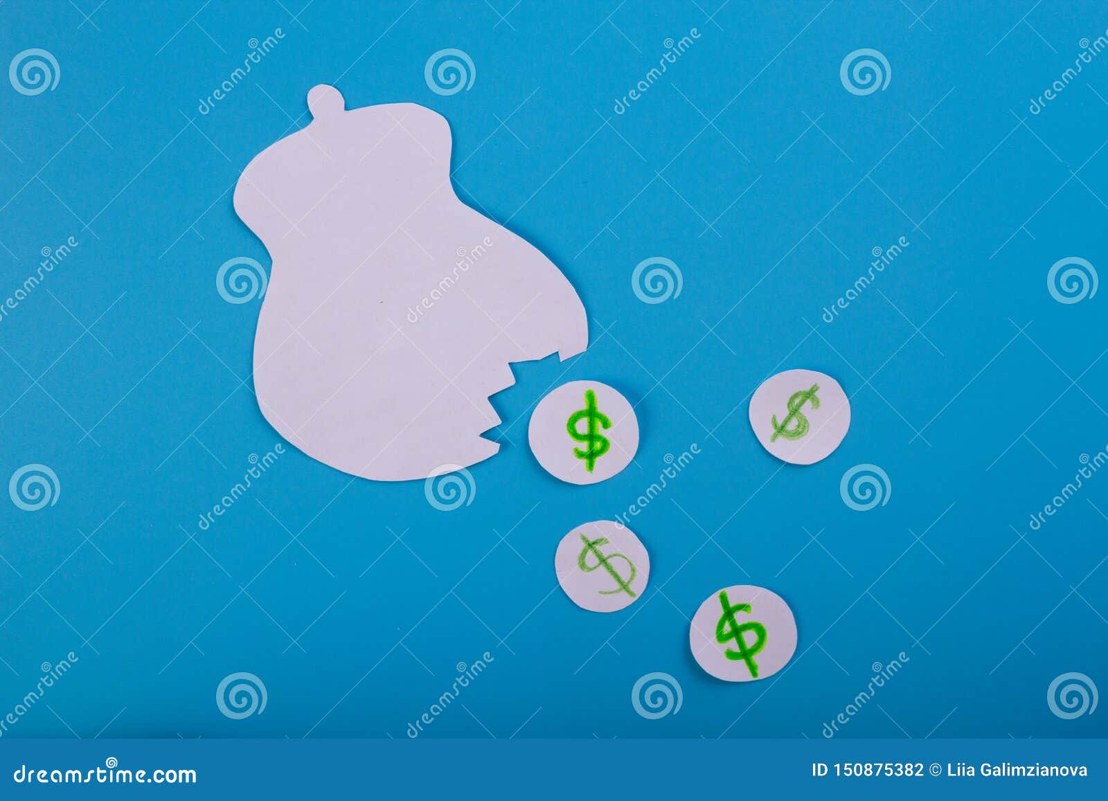 Lost money concept stock photo. Image of financial, businessman - 150875382
