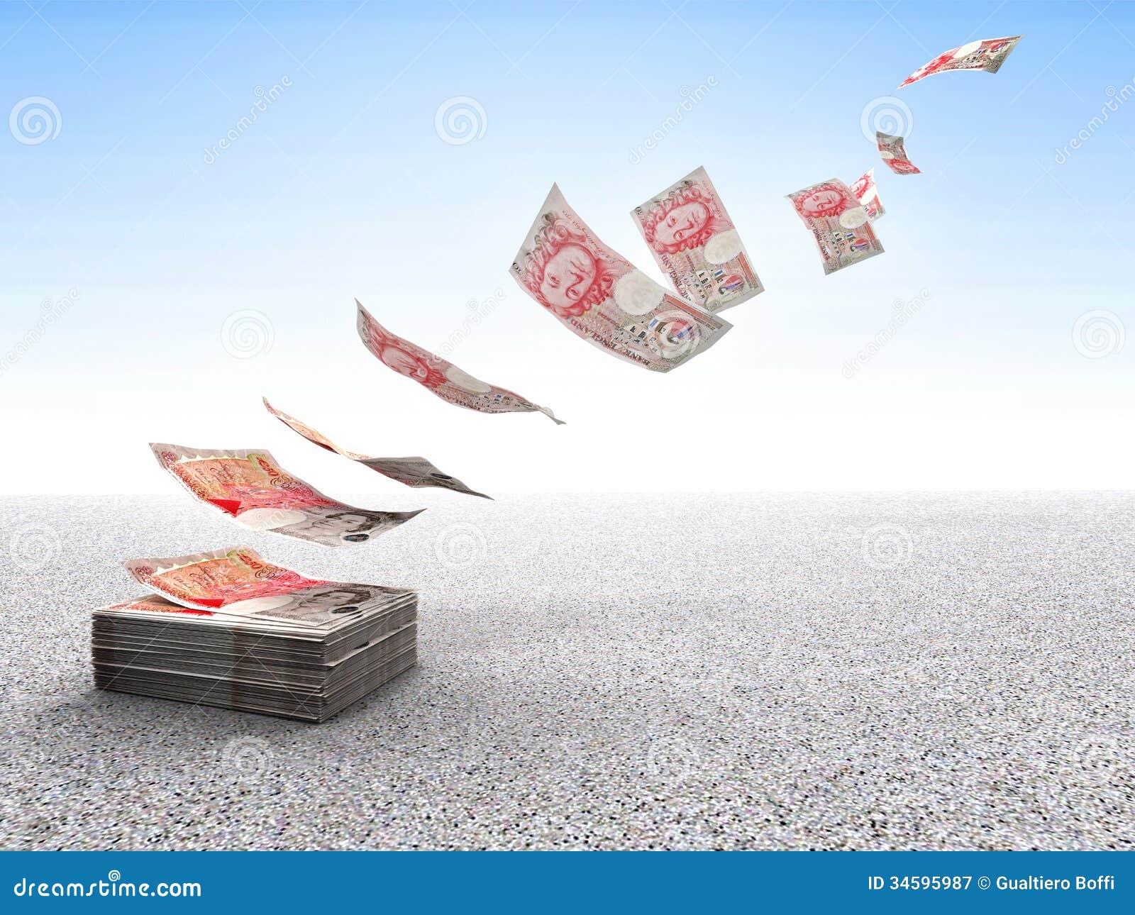 Lost money stock illustration. Illustration of money - 34595987