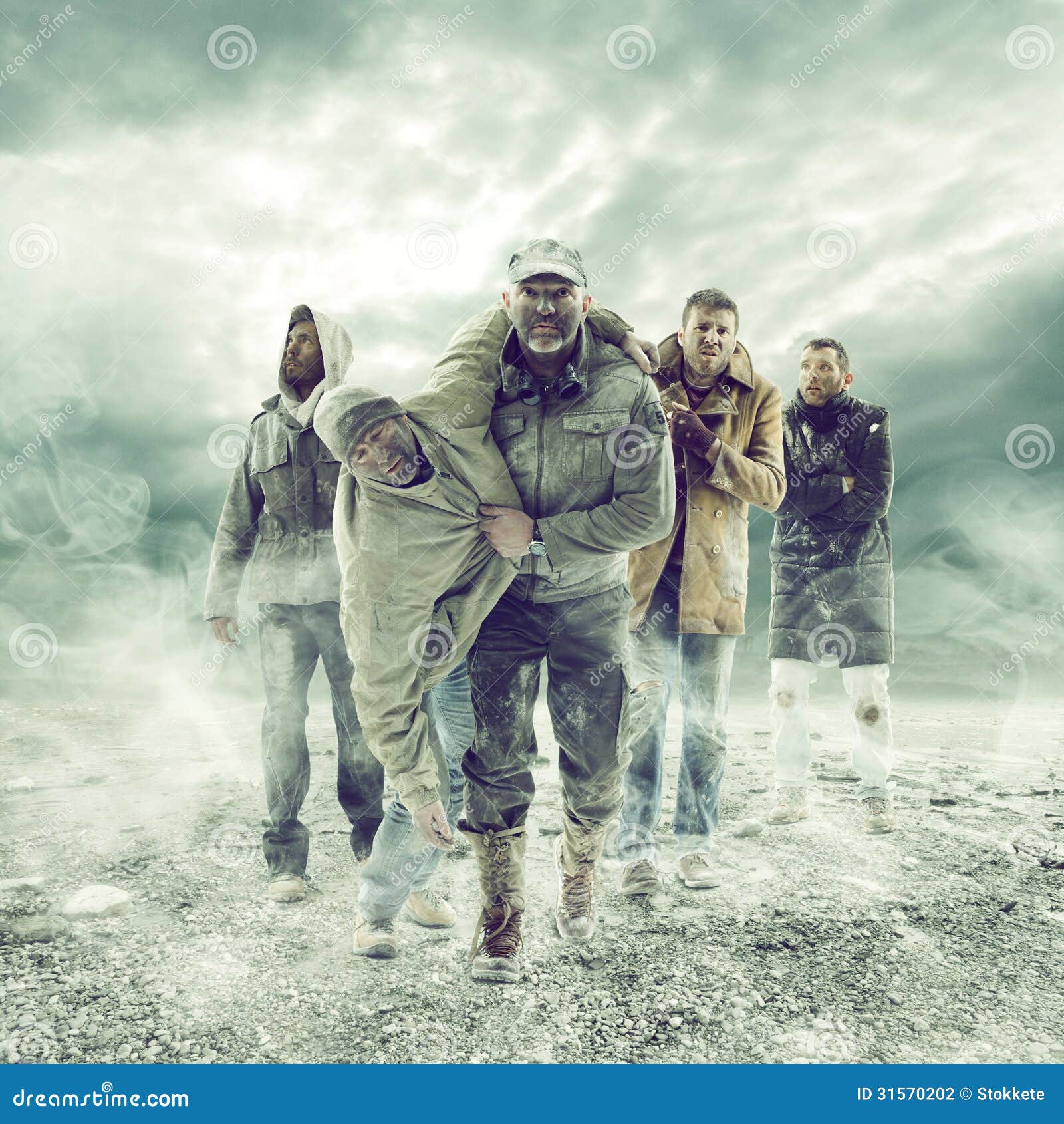 Lost stock photo. Image of assist, group, fear, apocalyptic - 31570202