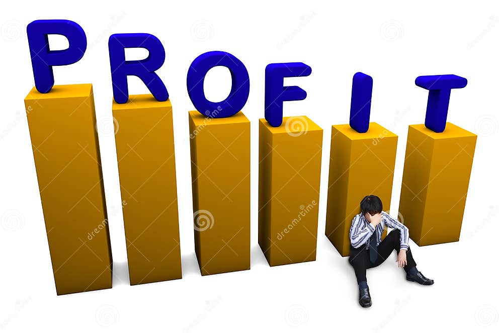 Lost in profit concept stock photo. Image of despair - 29537564