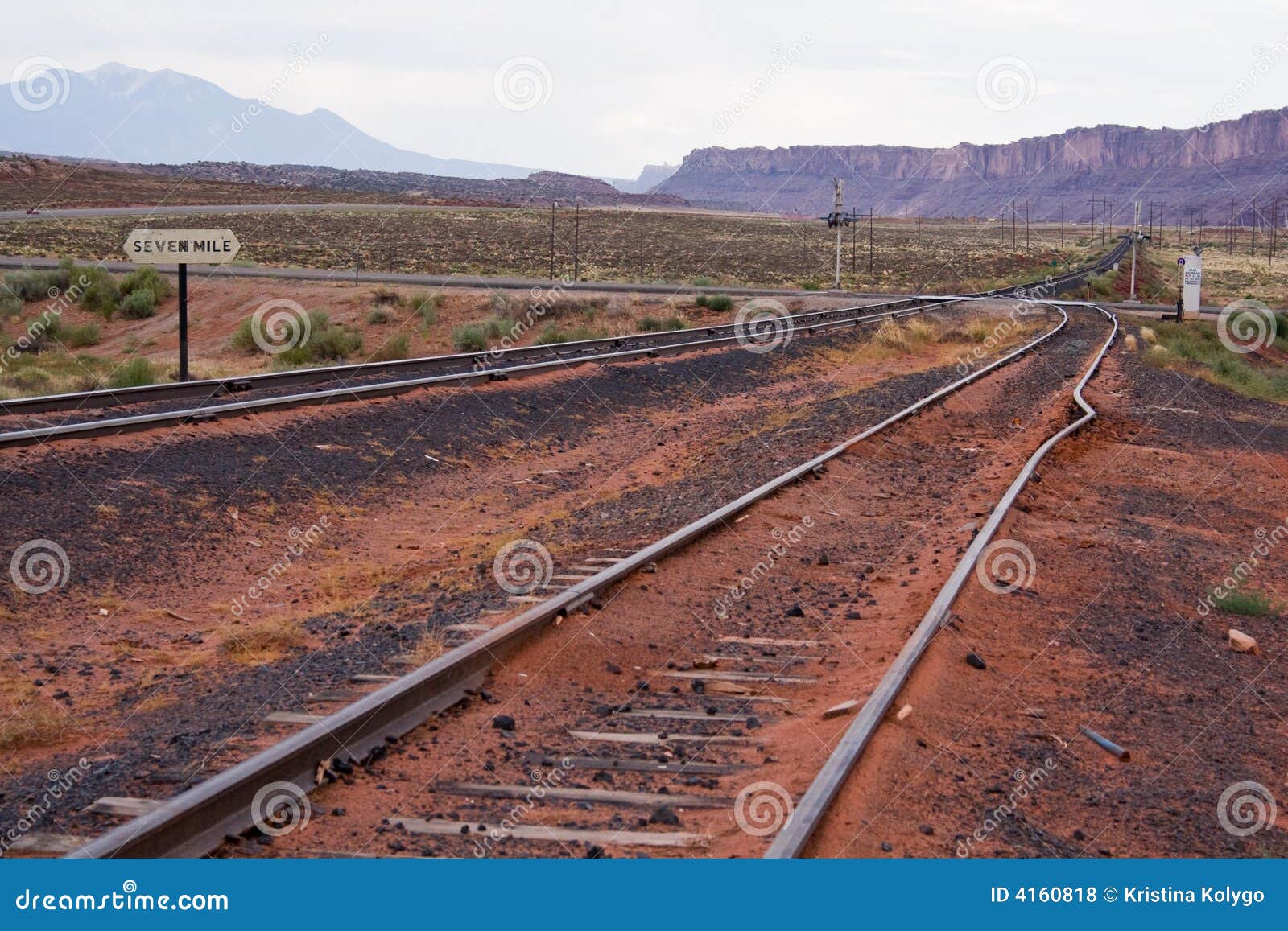 Lost railway stock photo. Image of rusty, broken, deformated - 4160818