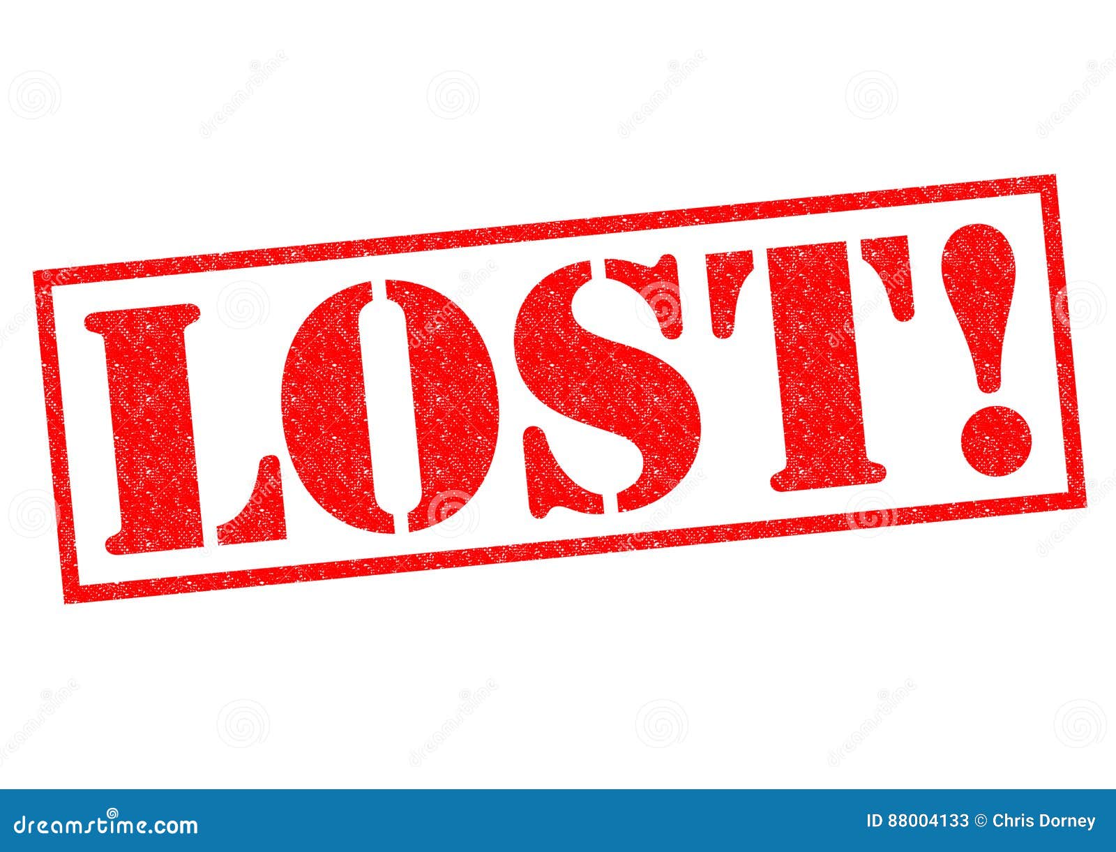 LOST! stock illustration. Illustration of sticker, vanish - 88004133
