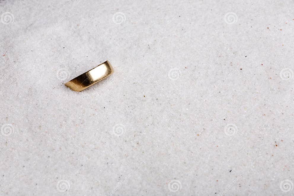 Lost Ring stock image. Image of golden, metal, ring, alone - 6318745