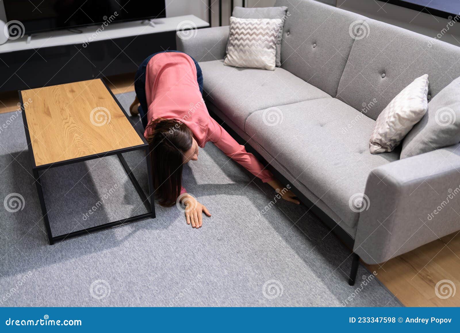 Lost Something Looking for Things Stock Photo - Image of female, girl: 233347598