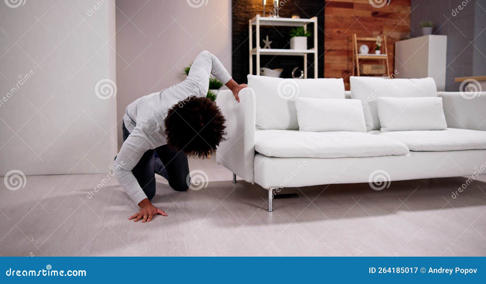 Lost Something Looking for Things Stock Image - Image of black, floor: 264185017