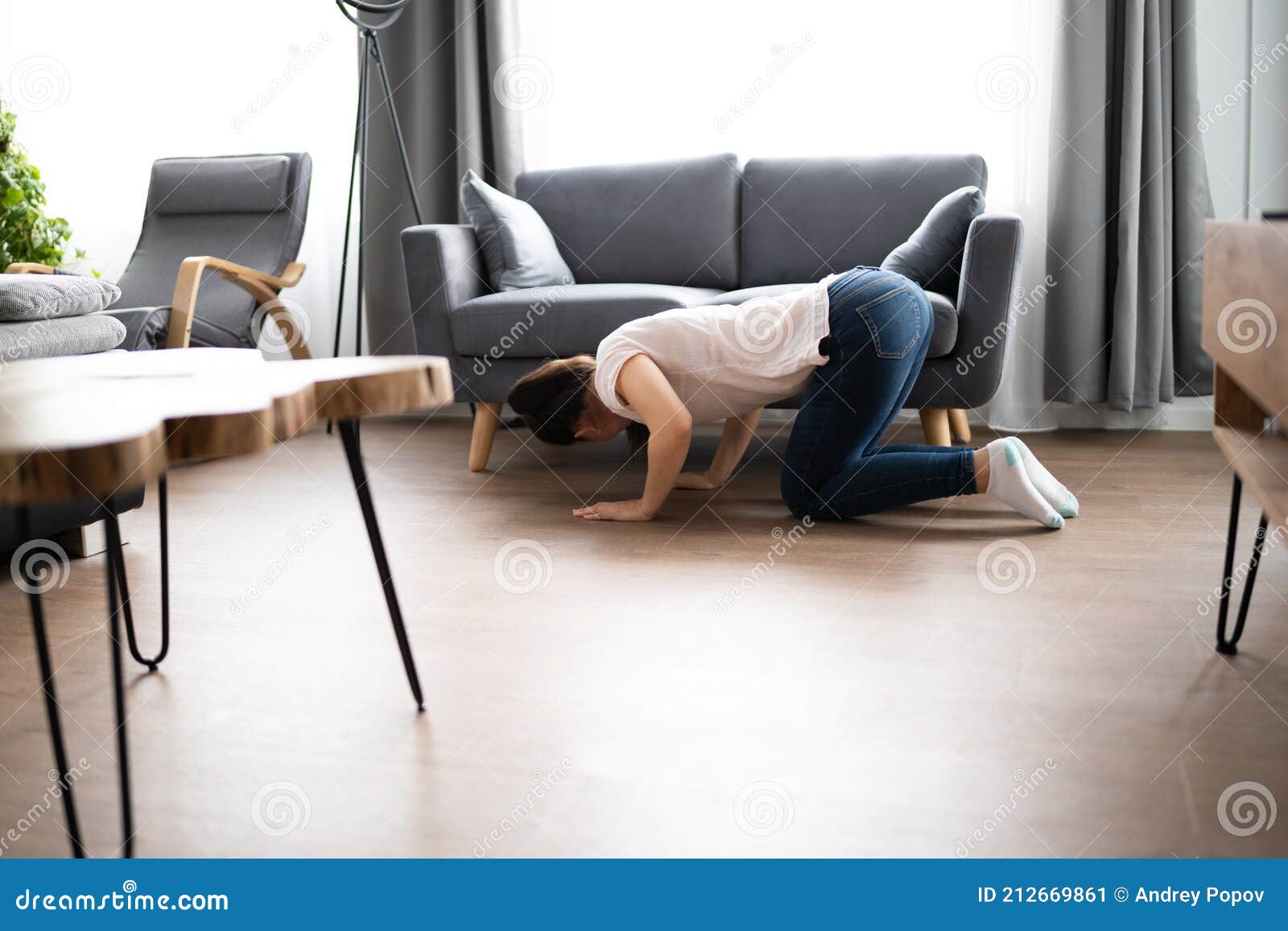 Lost Something Looking for Things Stock Image - Image of girl, control ...