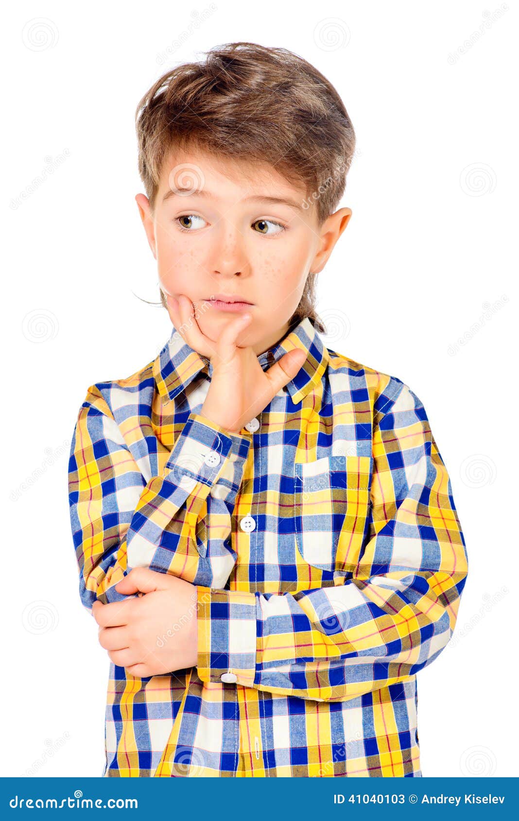 Lost in thought stock image. Image of isolated, person - 41040103