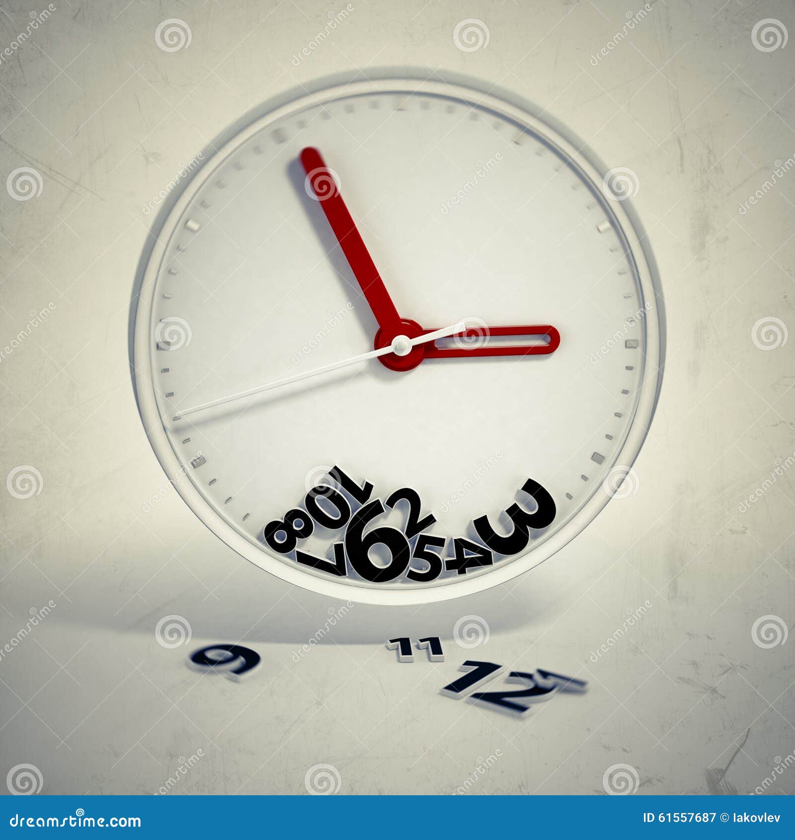 Lost Time Is Never Found Again. Cartoon Vector | CartoonDealer.com ...