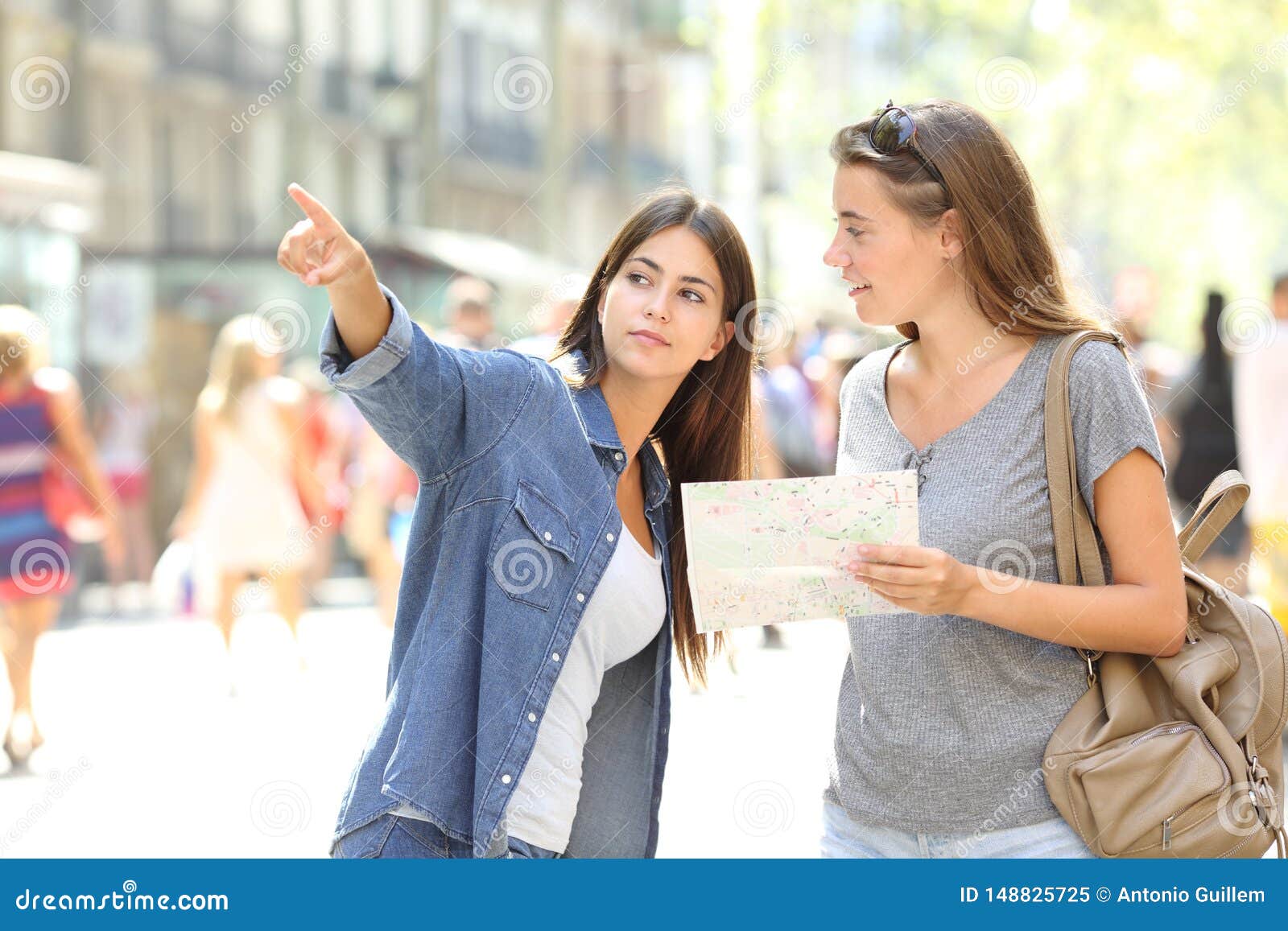 I Am Lost On My Way. Tourist Backpacker Map Lost Direction Travelling ...