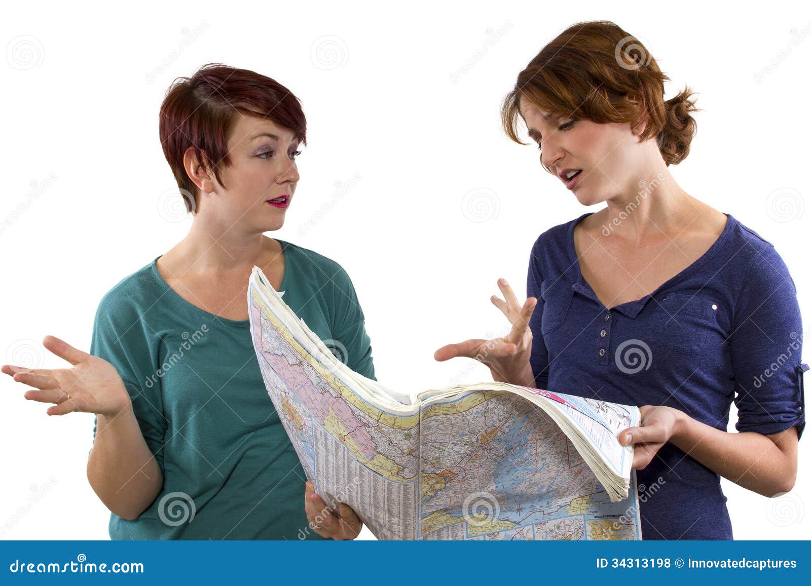 Lost Tourists stock photo. Image of people, caucasian - 34313198