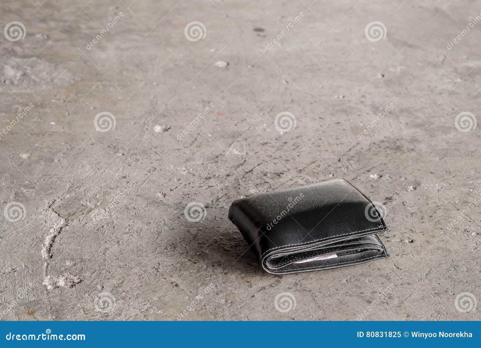 The lost wallet. stock image. Image of debt, finance - 80831825