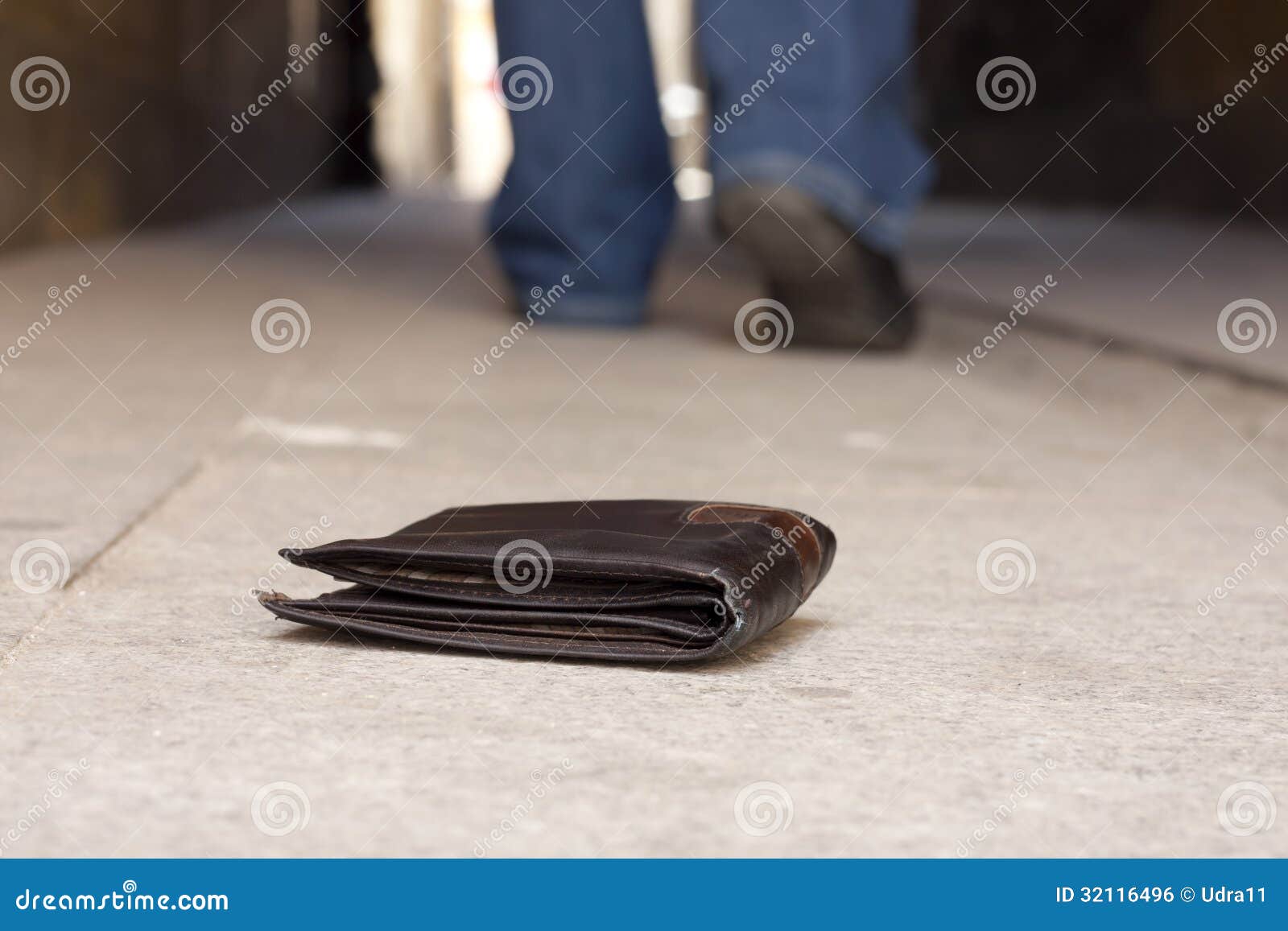 Lost Wallet On The Sidewalk Stock Image | CartoonDealer.com #62456767