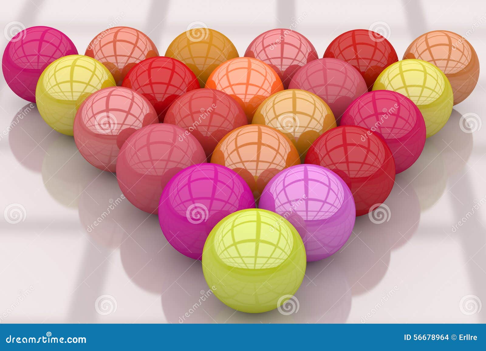 A lot of balls stock illustration. Illustration of bright - 56678964