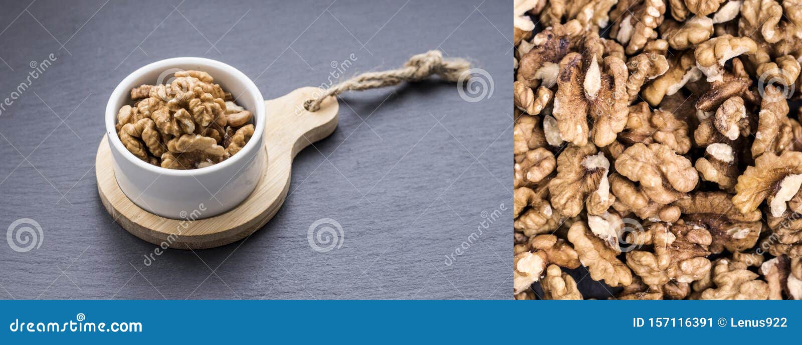 A Lot of Beautiful Walnut Top View. Packaging Design for Nuts Stock ...