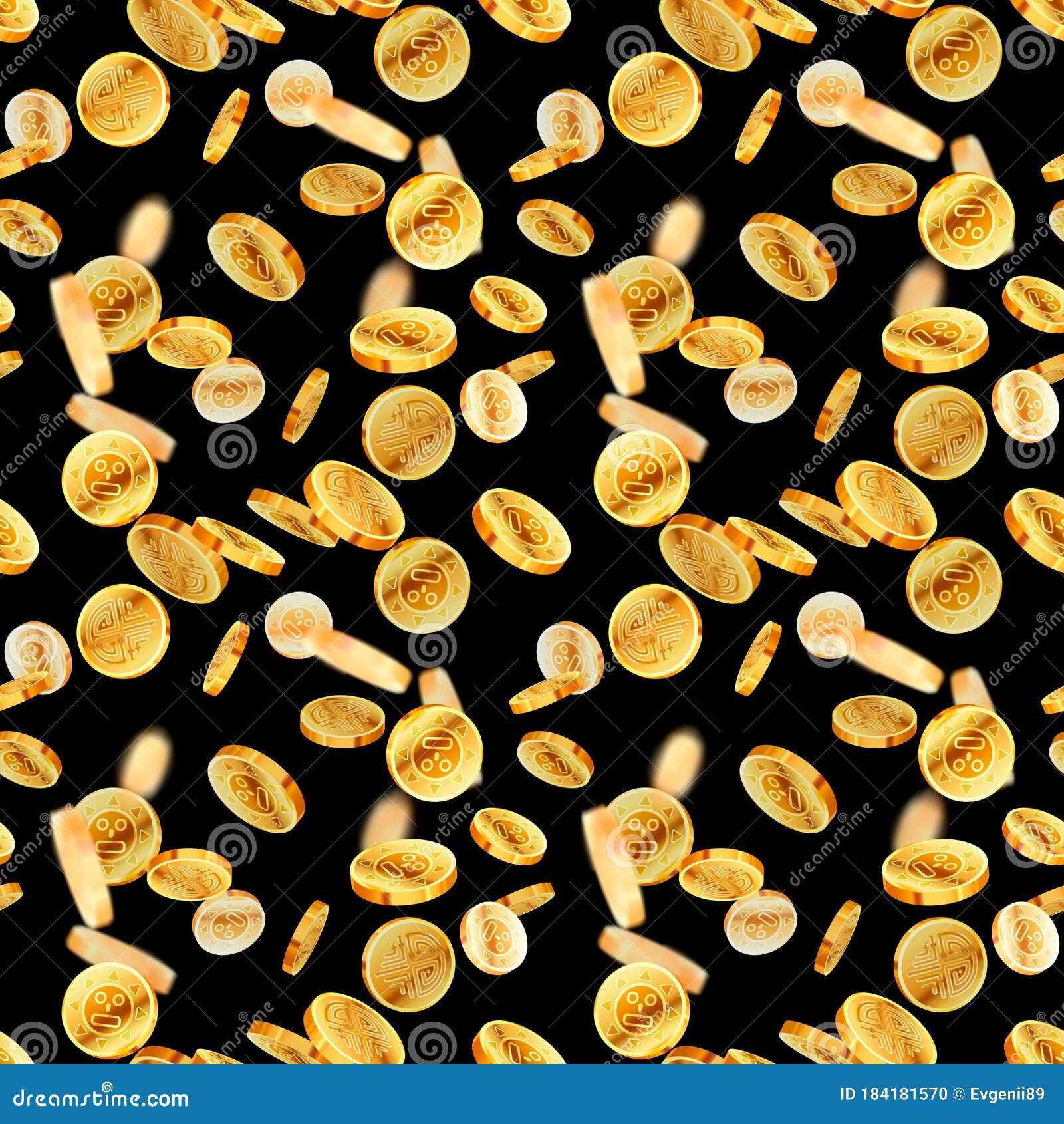 Ancient Coins, Vintage Engraving Vector Illustration | CartoonDealer ...