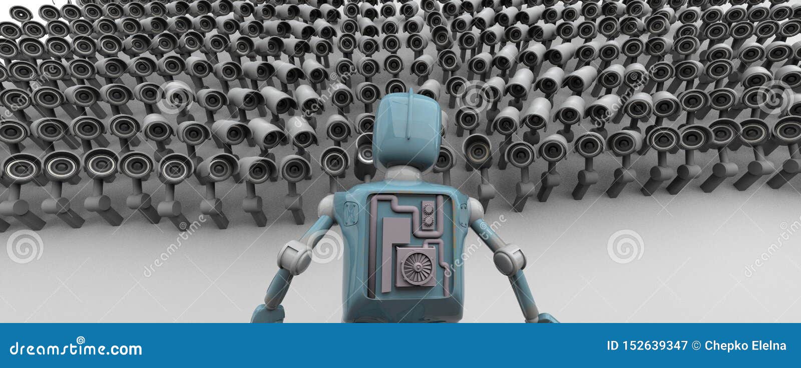 A Lot of Cameras are Watching the Retro Robot,Many Security Cameras on ... A Lot of Cameras are Watching the Retro Robot,Many Security Cameras on ...
