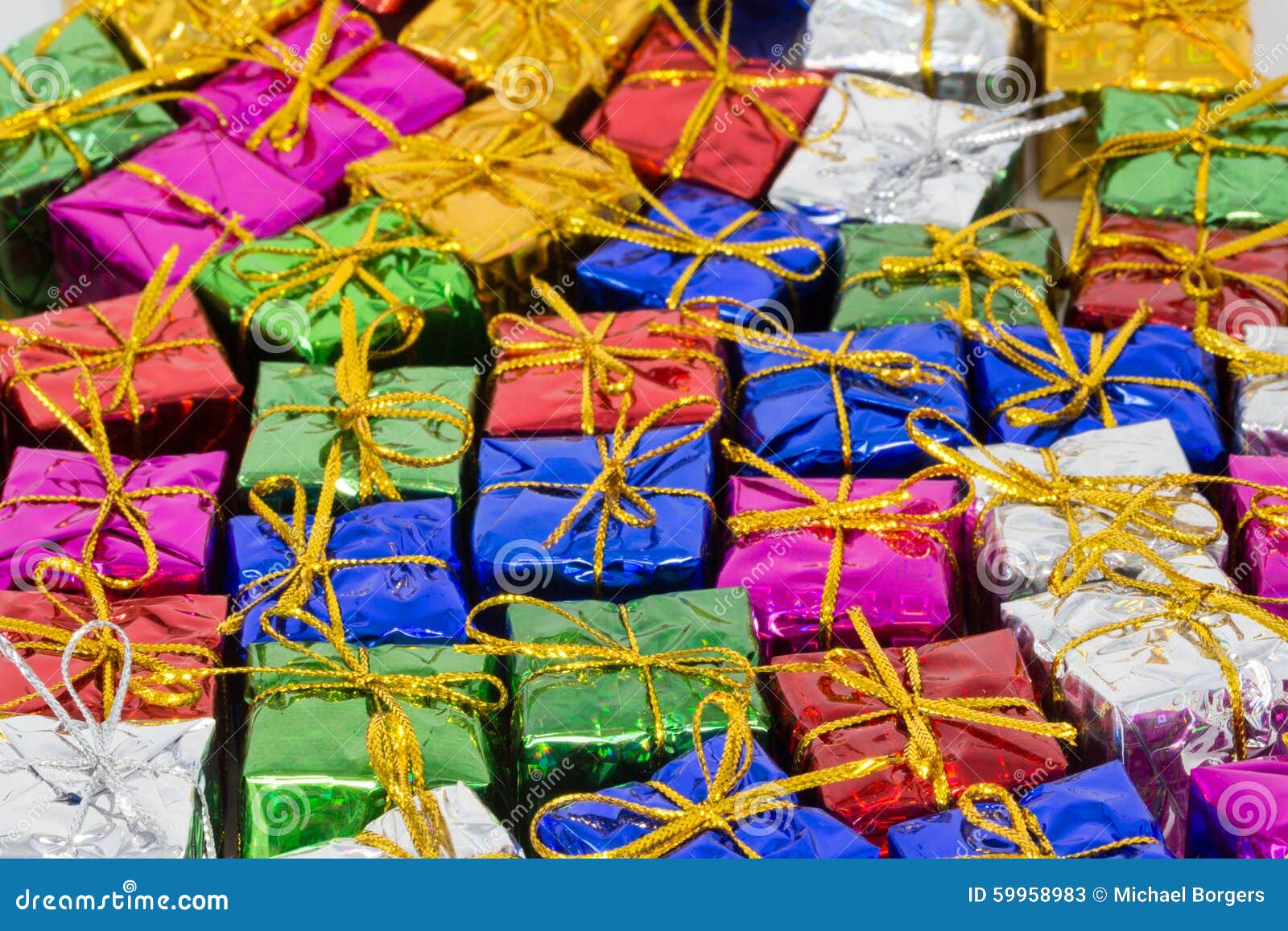 A Lot of Christmas Parcels Flat on the Floor Stock Image - Image of ...