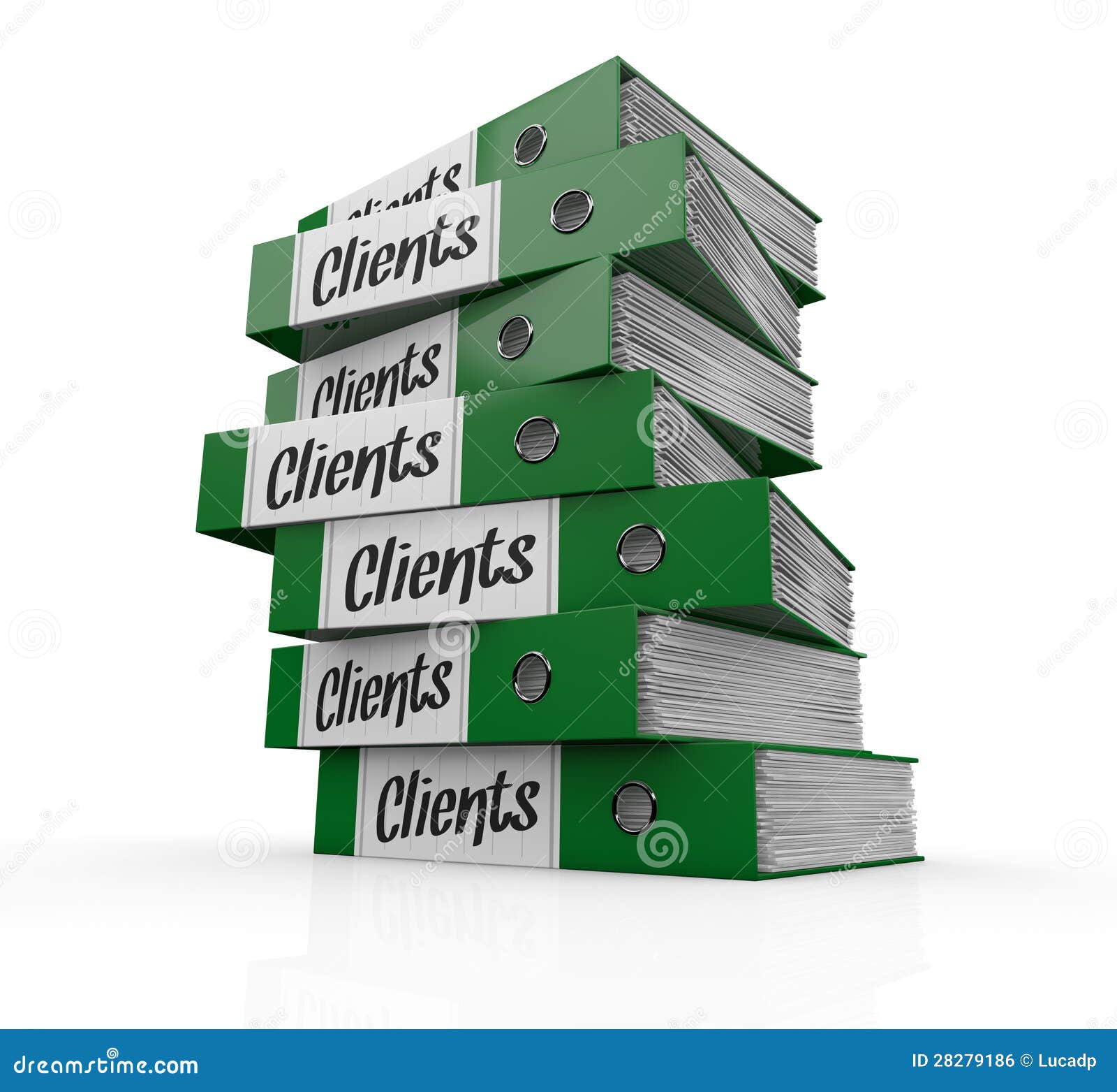 A lot of clients stock illustration. Illustration of market - 28279186