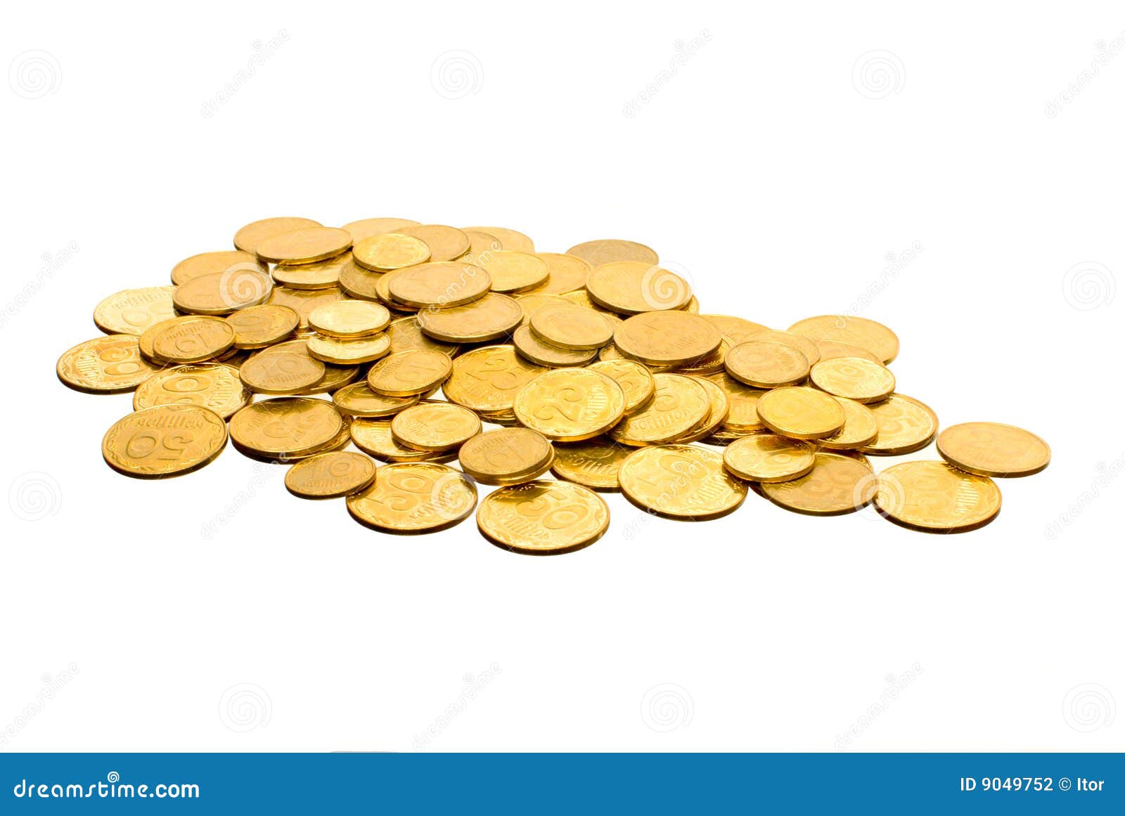 Lot of coins on white stock photo. Image of icon, care - 9049752