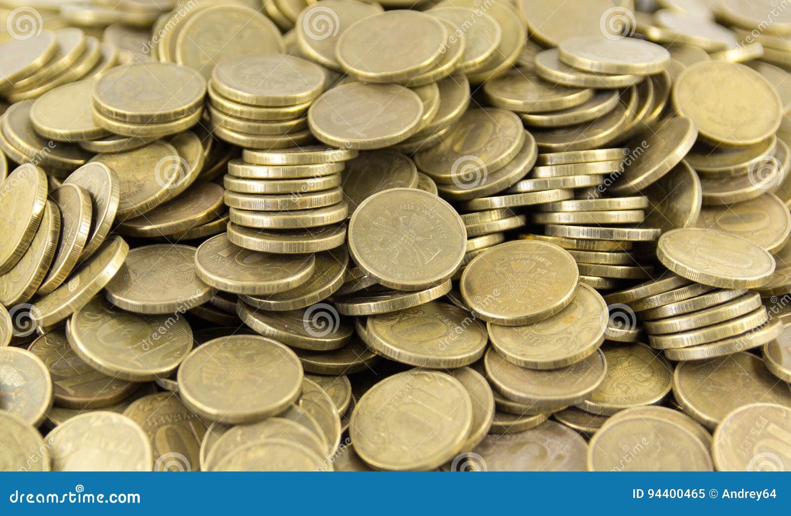 A Lot of Coins on a White Background Stock Image - Image of pesos, gold ...