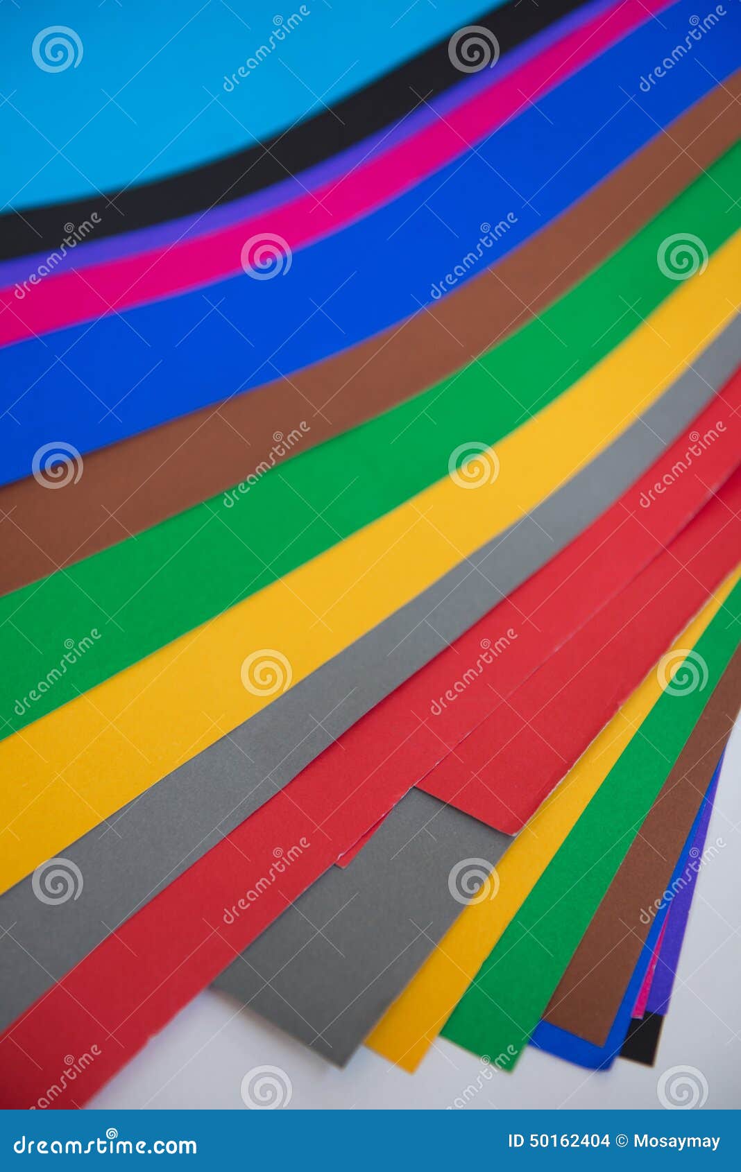 Lot of Color Paper for Crafts Idea Stock Photo - Image of gray, blue ...