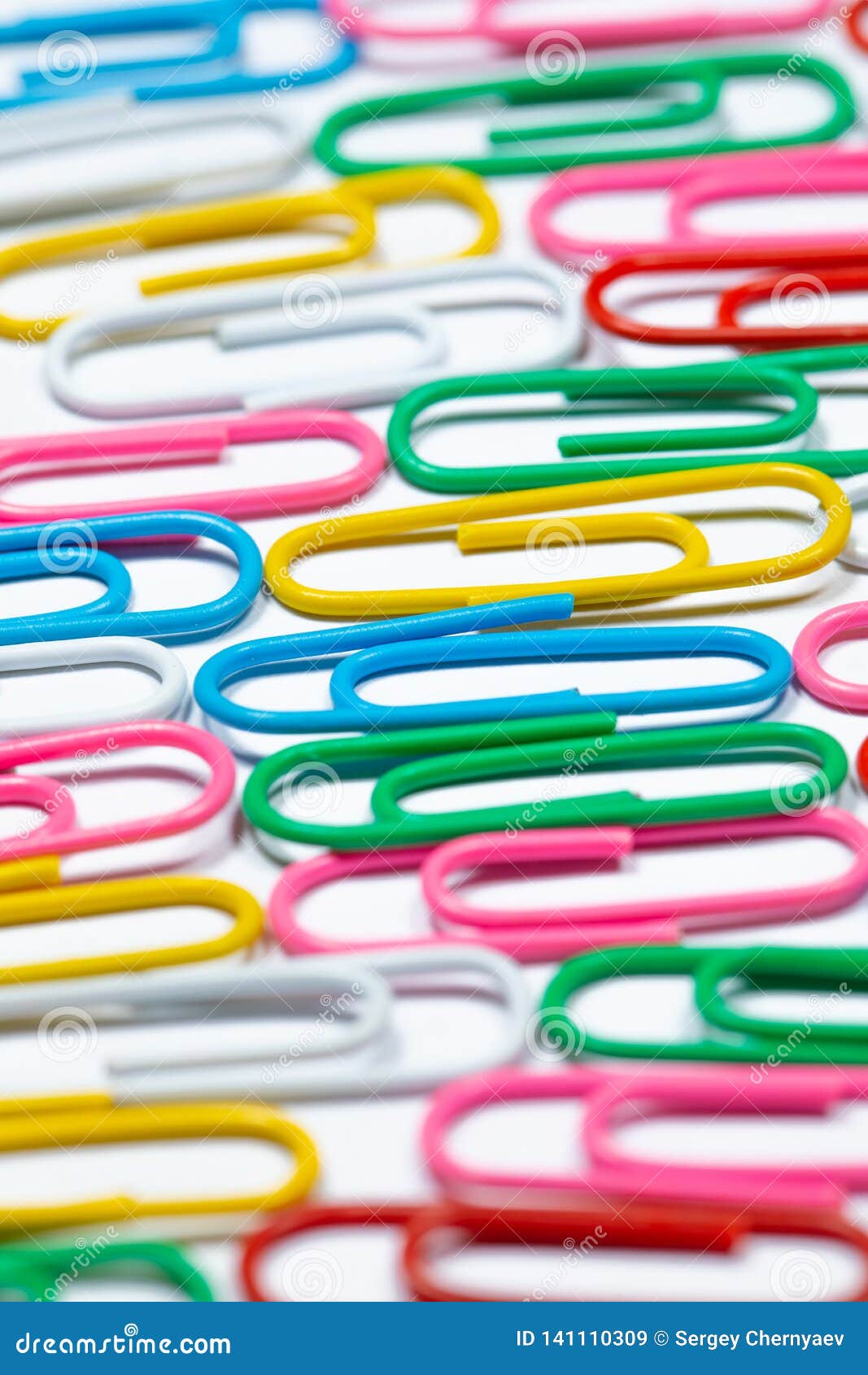 Color Office Clips. Office Background. Royalty-Free Stock Photography ...