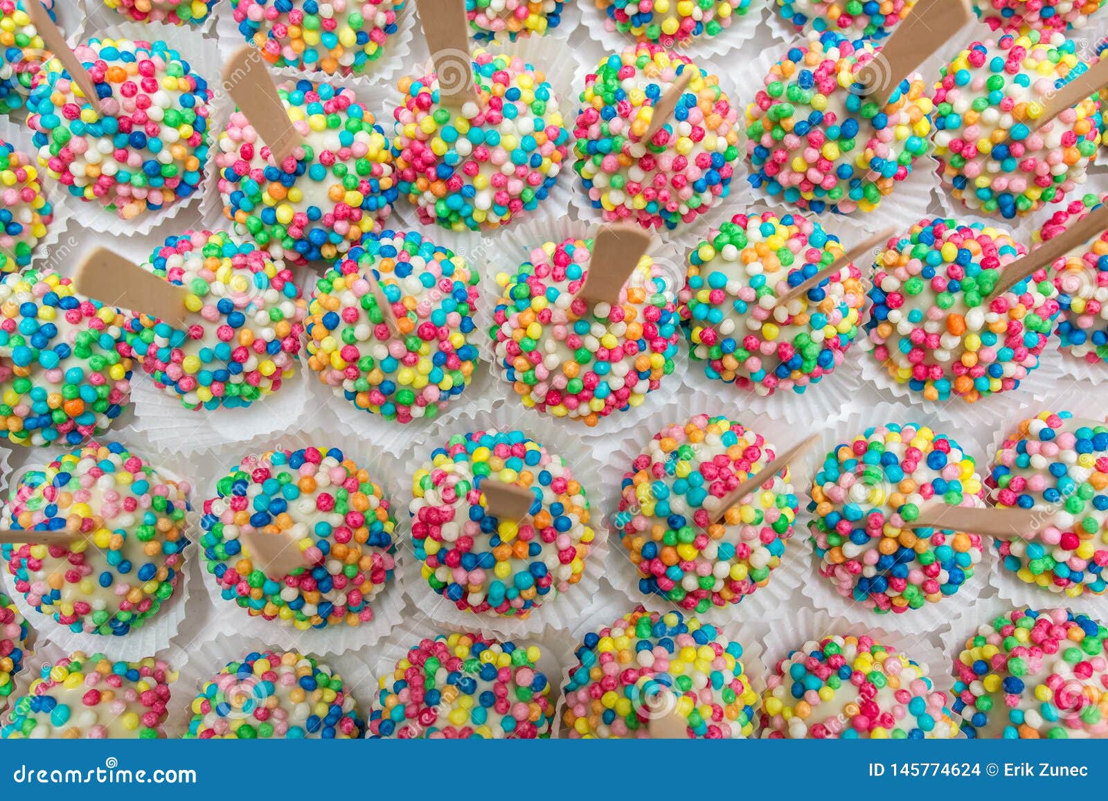 A Lot of Colorful Chocolate Lollipops Stock Photo - Image of abstract ...