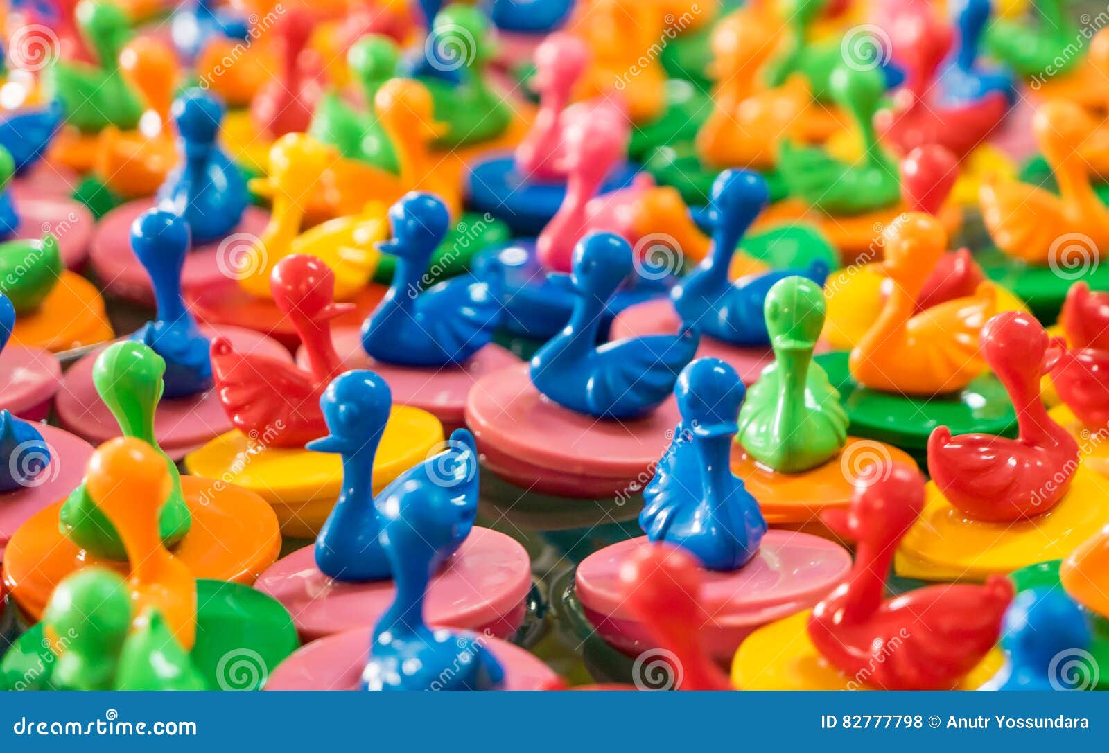A Lot of Colorful Plastic Floating Toy Ducks Stock Photo - Image of ...