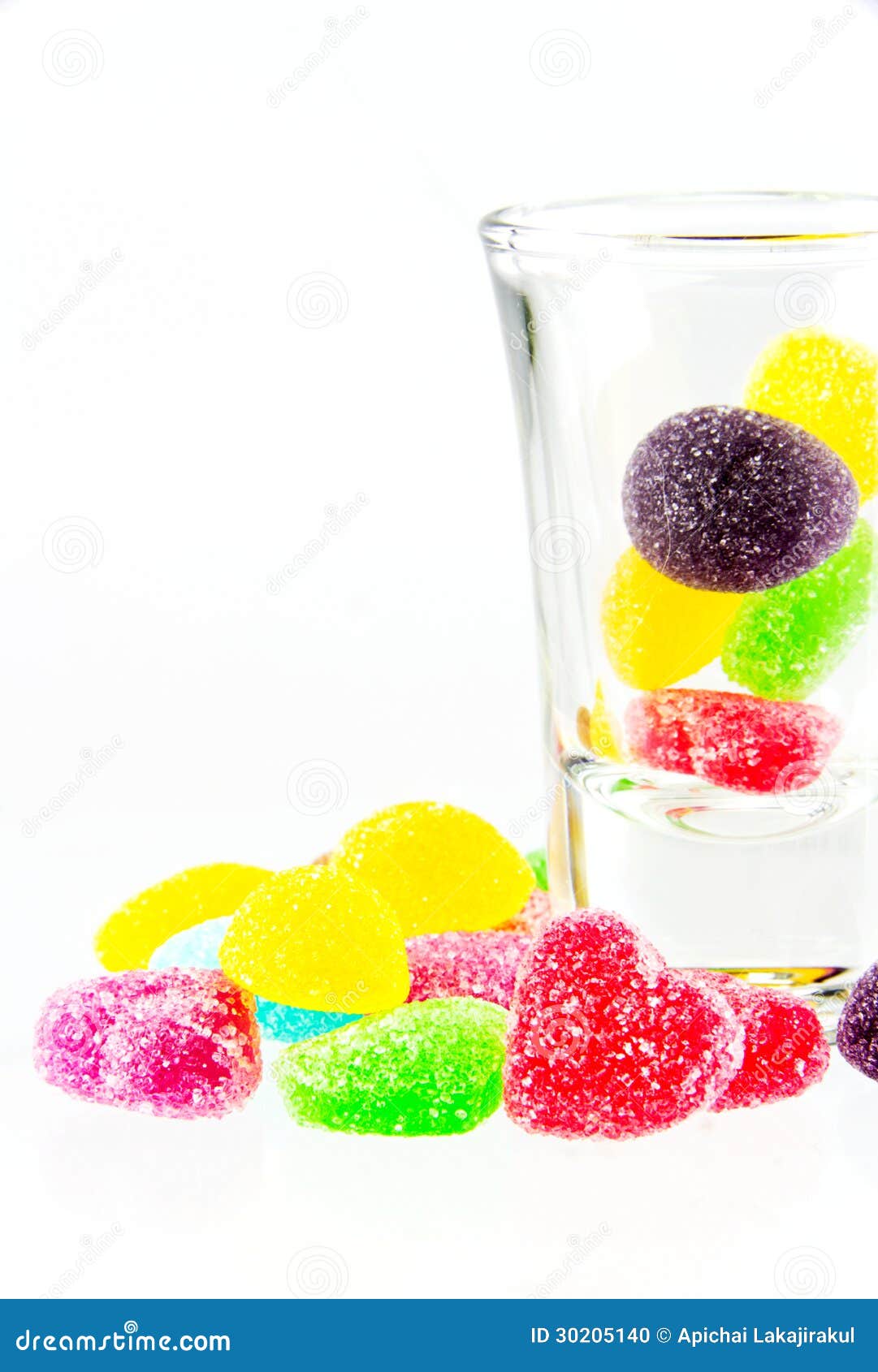 Spilling colorful candy stock photo. Image of orange - 30205140