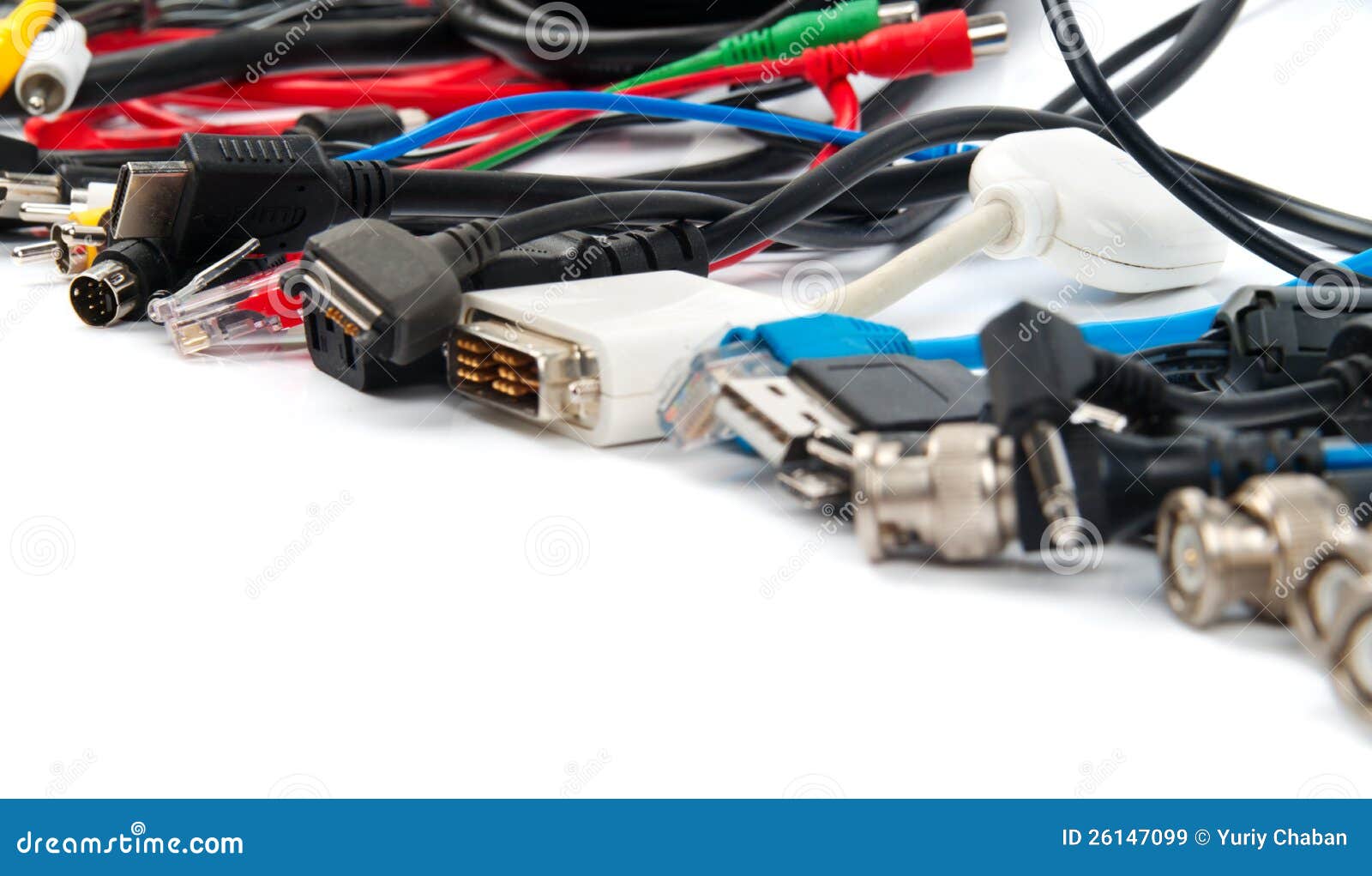 A lot of computer cables stock image. Image of cables - 26147099