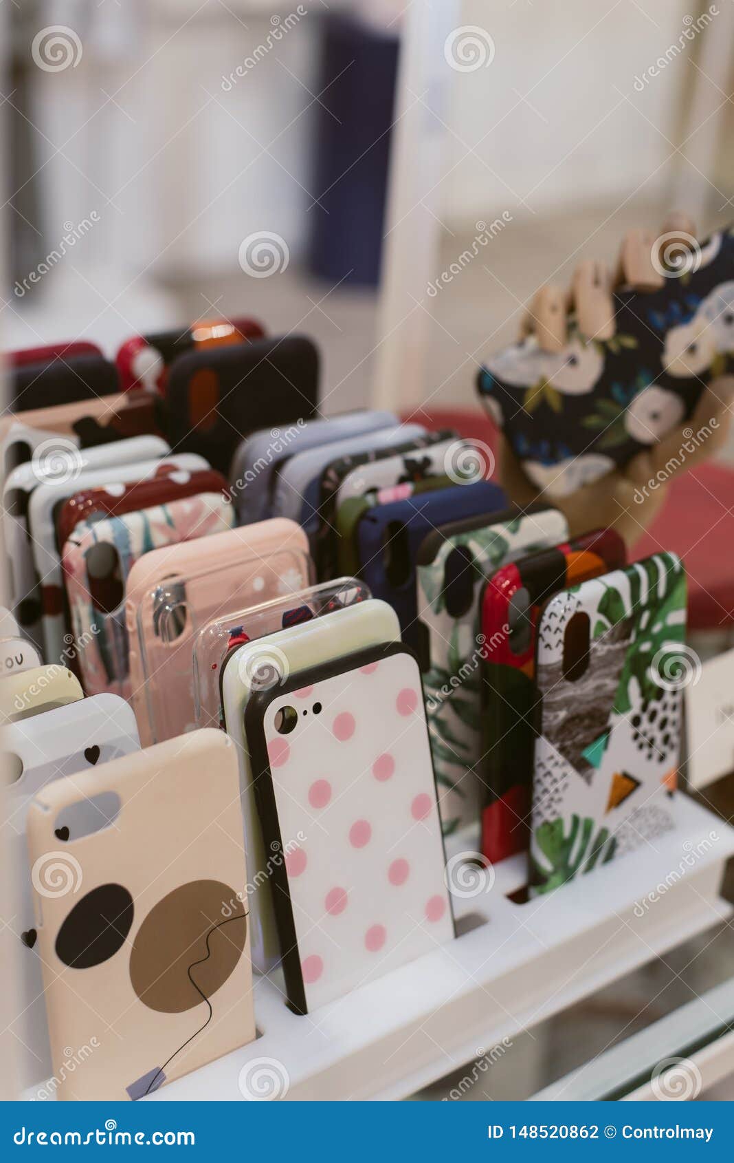 A Lot of Covers on the Phone Stock Photo - Image of cellphone, case ...