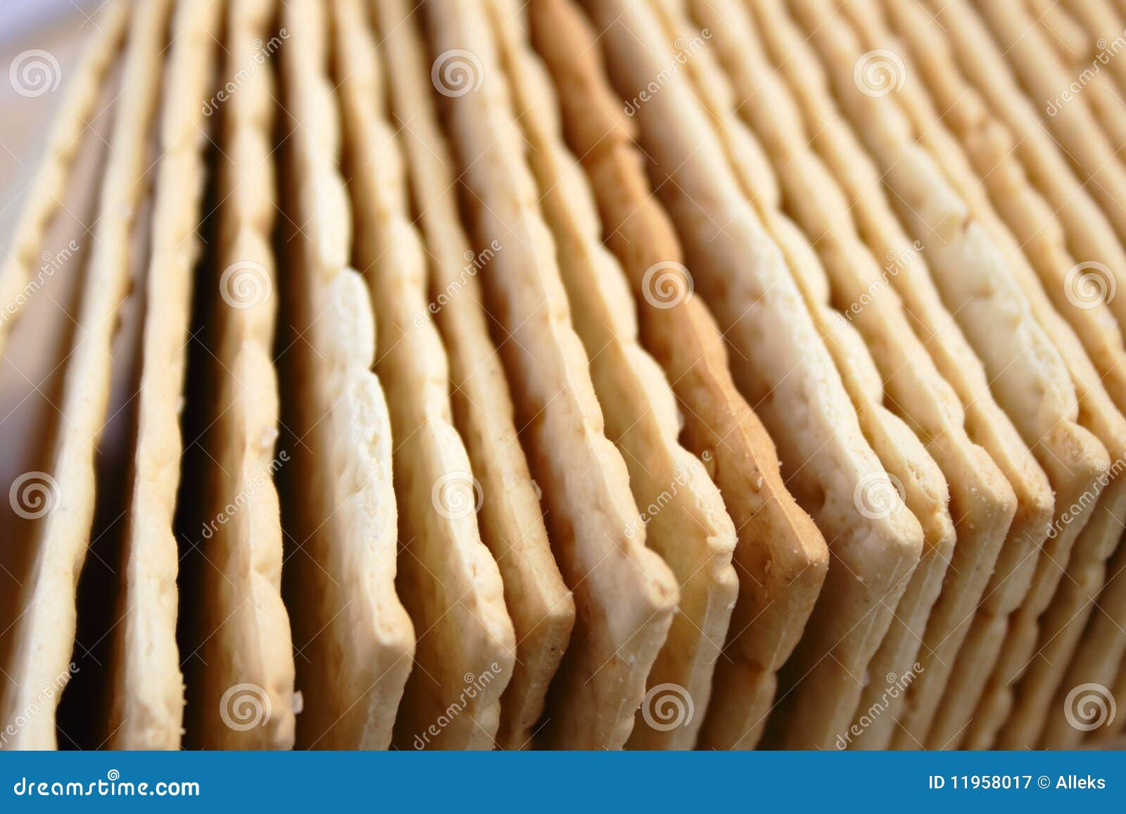 A Lot of Cracker Stacks - Closeup Stock Image - Image of isolated ...