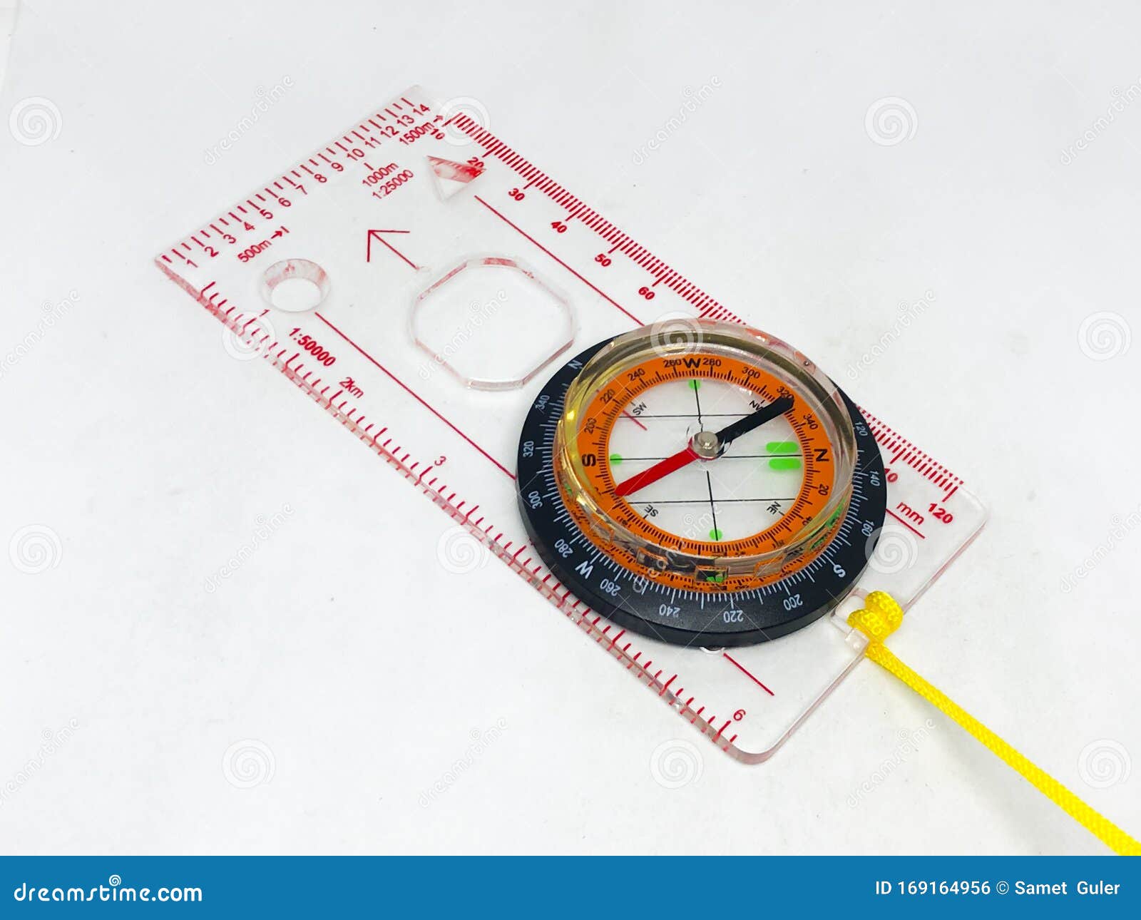 Compass Assortment and White Background Stock Photo - Image of north ...