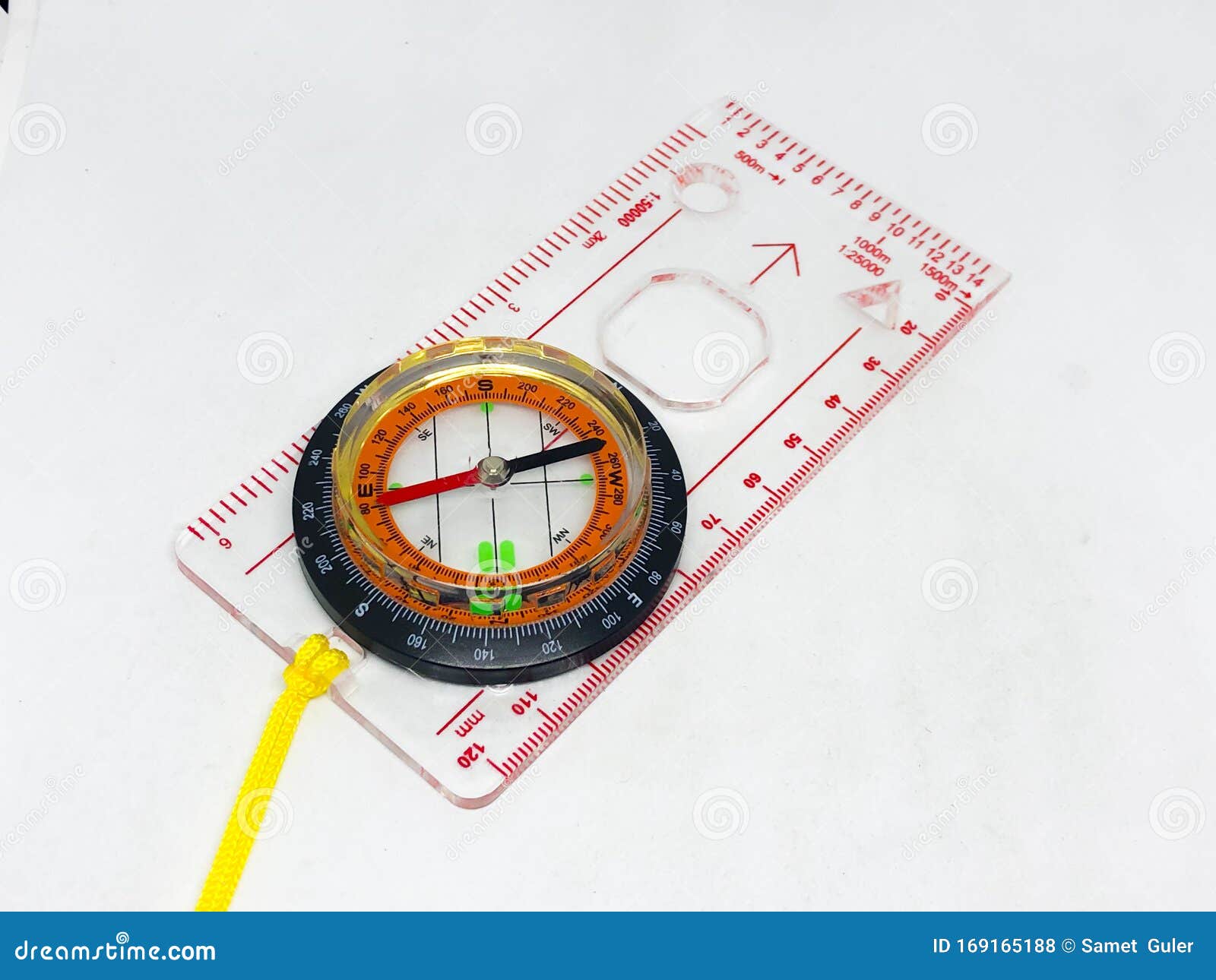 Compass Assortment and White Background Stock Photo - Image of guidance ...