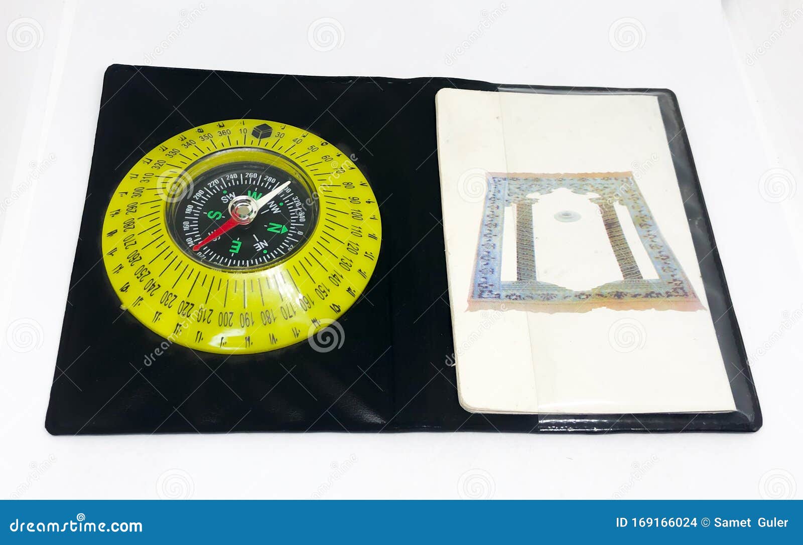 Compass Assortment and White Background Stock Photo - Image of element ...