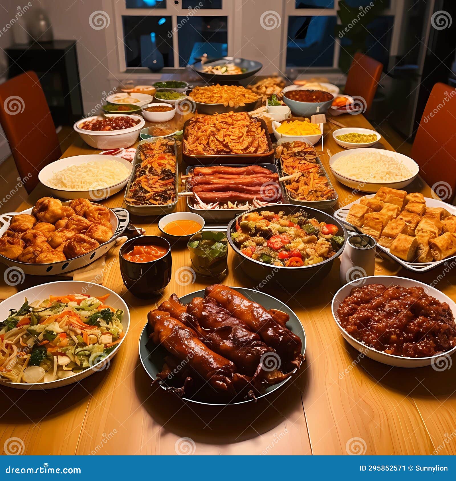 Different Food Ingredients For Baking And Cooking. Vector Illustration ...