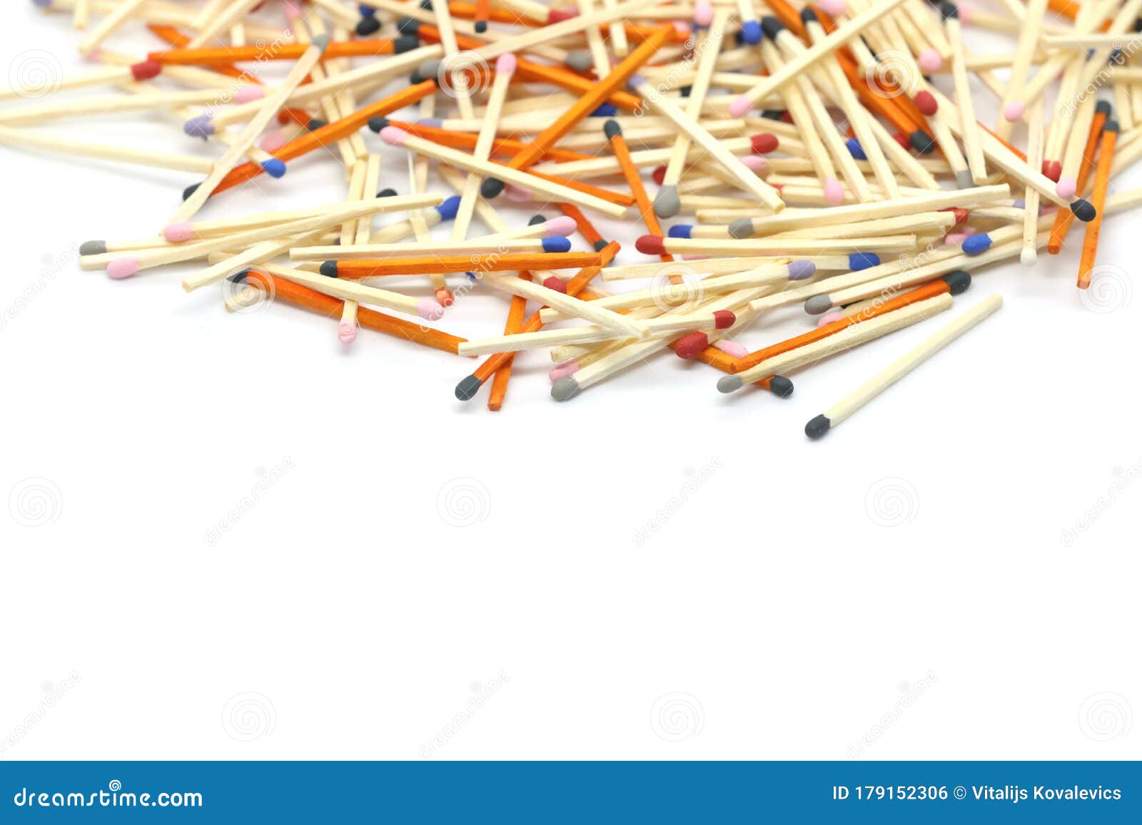 Different Type of Matches Isolated on White Background Stock Photo ...