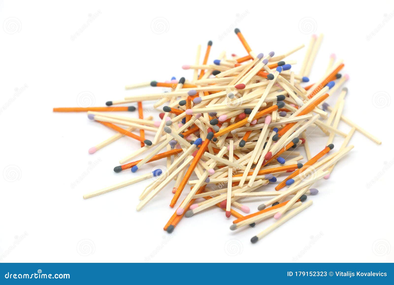 Different Type of Matches Isolated on White Background Stock Image ...