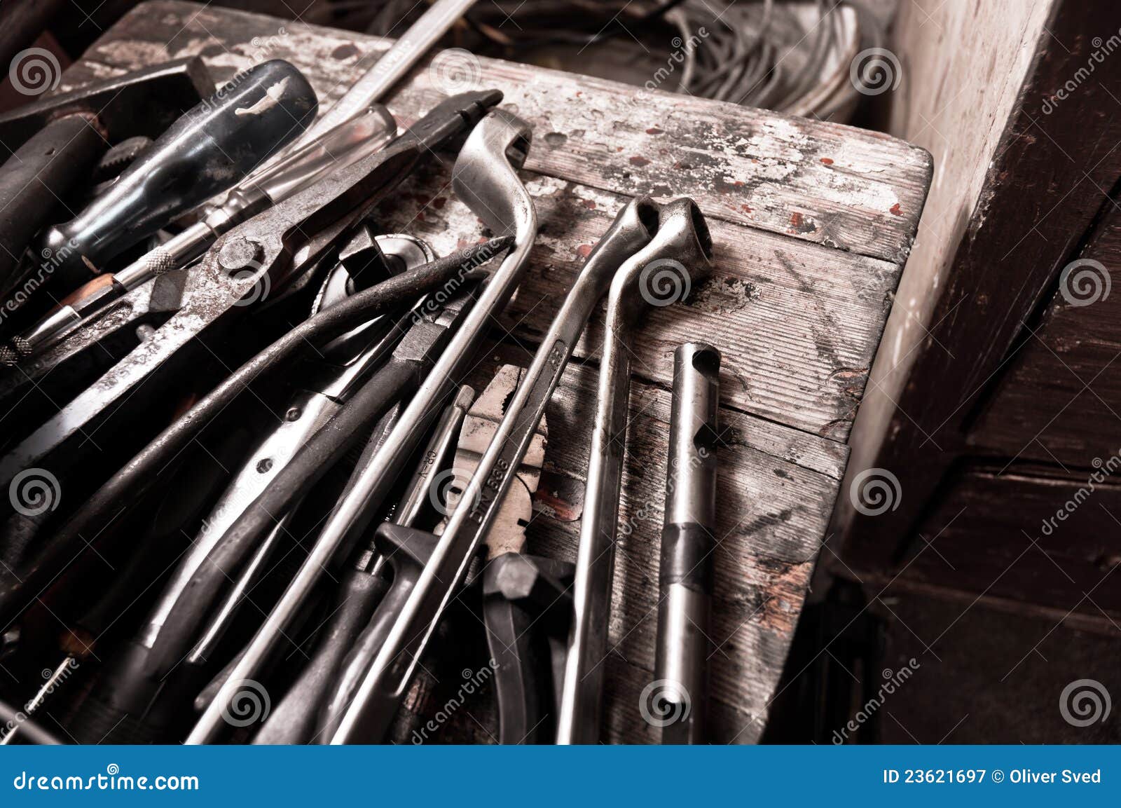 A lot of different tools stock image. Image of hammer - 23621697
