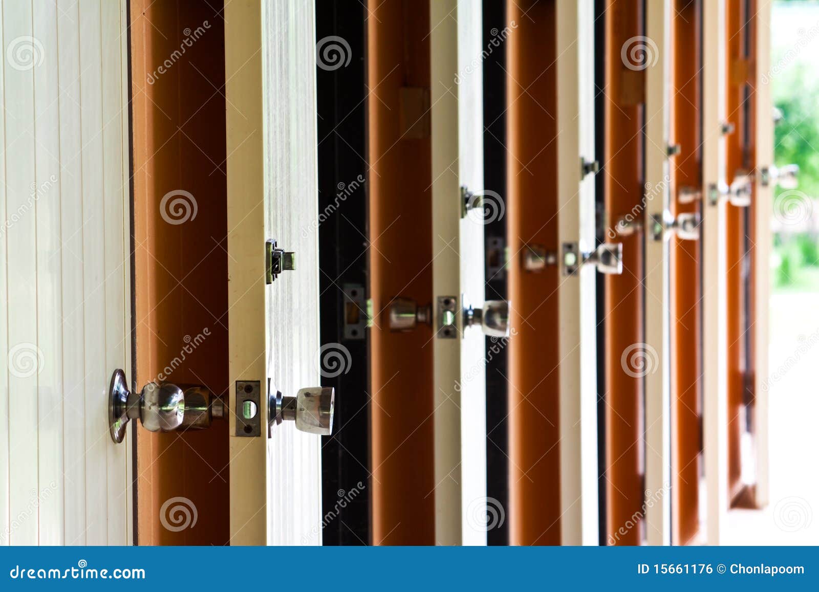 A lot of a door stock illustration. Illustration of bright - 15661176