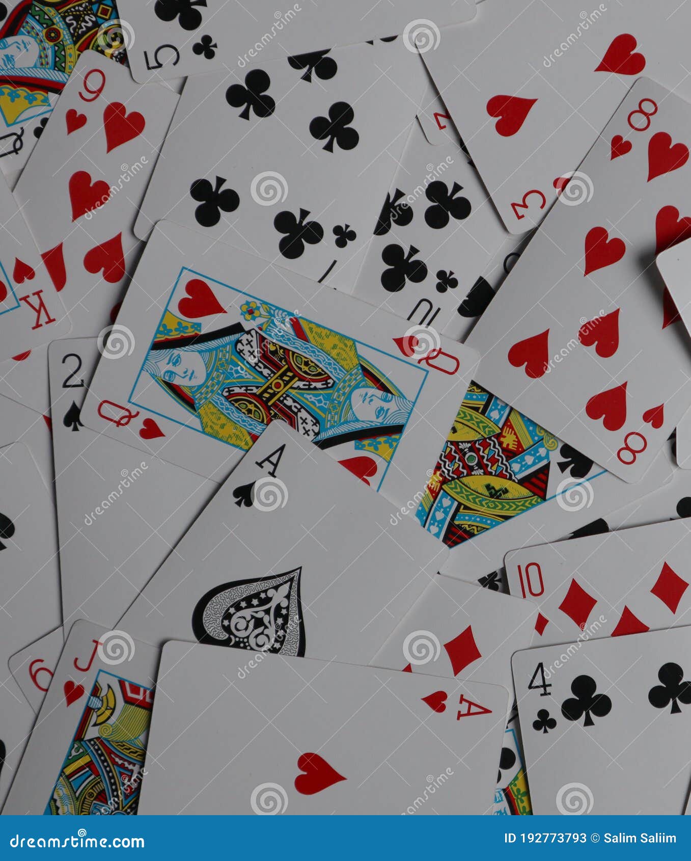 Lot of Dusty Old Playing Cards Stock Image - Image of flush, chance ...