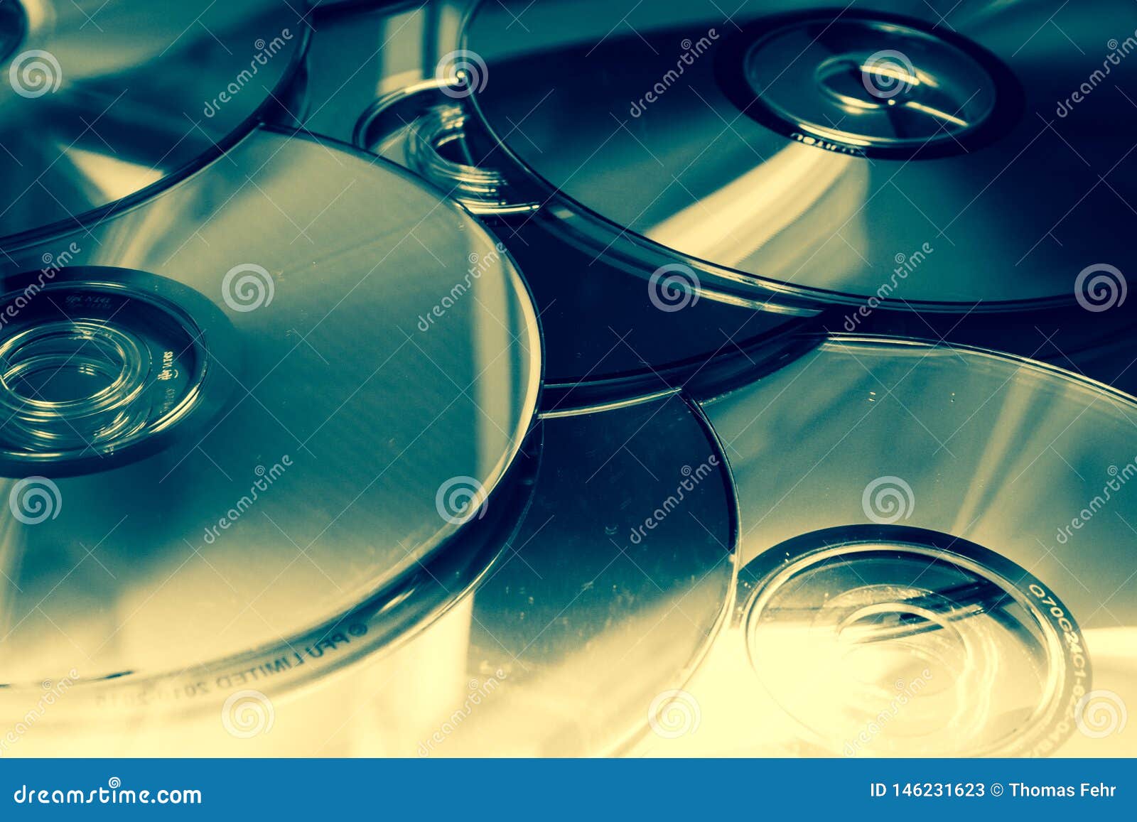 A Lot of DVDs with Different Colors Stock Image - Image of group, disk ...