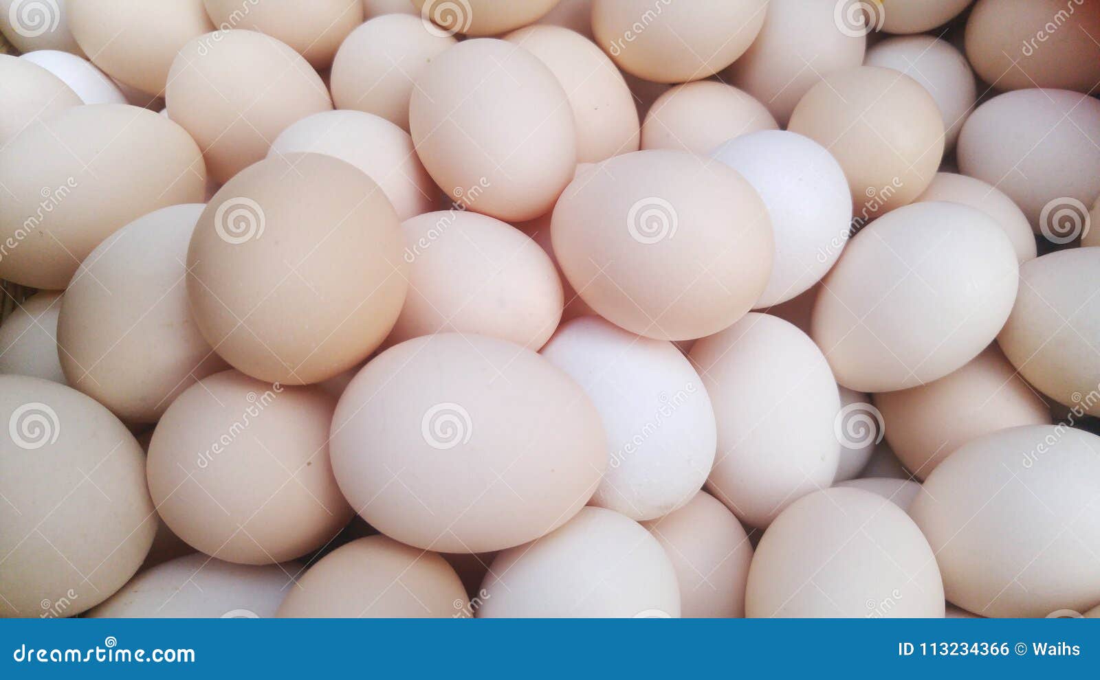 A Lot of Eggs in a Basket, the Close-up of the Eggs Stock Photo - Image ...