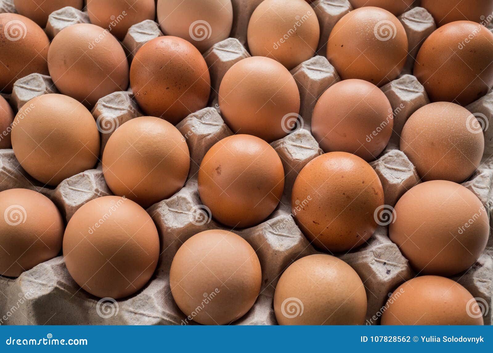 A Lot of Eggs in the Package. Stock Photo - Image of fresh, freshness ...