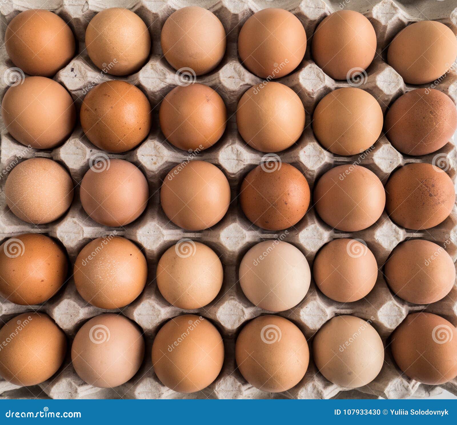 A Lot of Eggs in the Package. Stock Photo - Image of cooking, organic ...