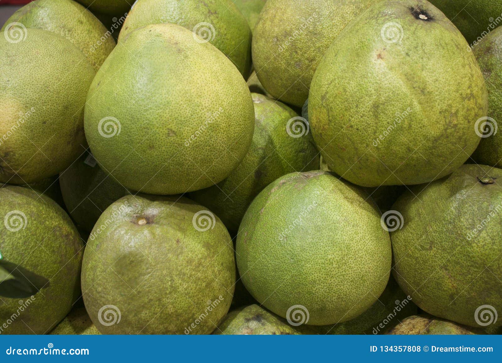 Fresh Pomelo supermarket stock photo. Image of food - 134357808