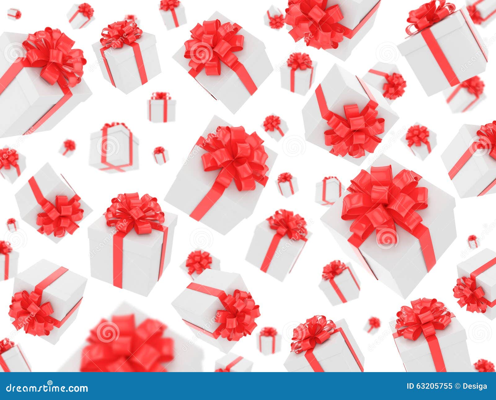 A Lot of Gift Box Fall Down Stock Illustration - Illustration of party ...