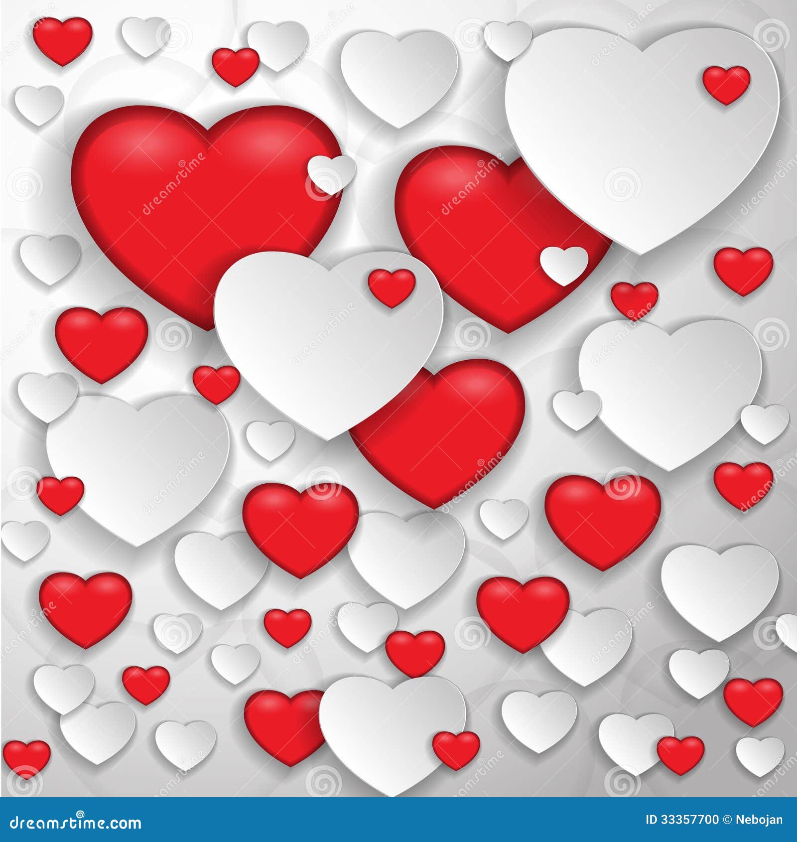 It is a lot of hearts stock vector. Illustration of light - 33357700