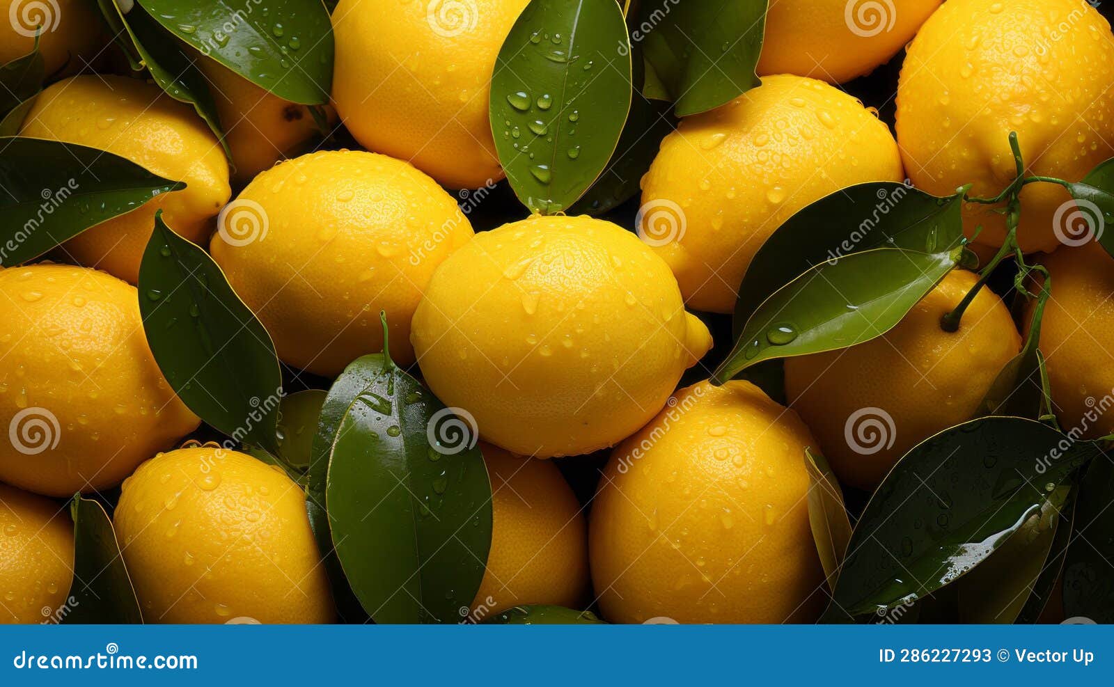 A Lot of Lemons. Generative AI. Stock Image - Image of organic, snack ...